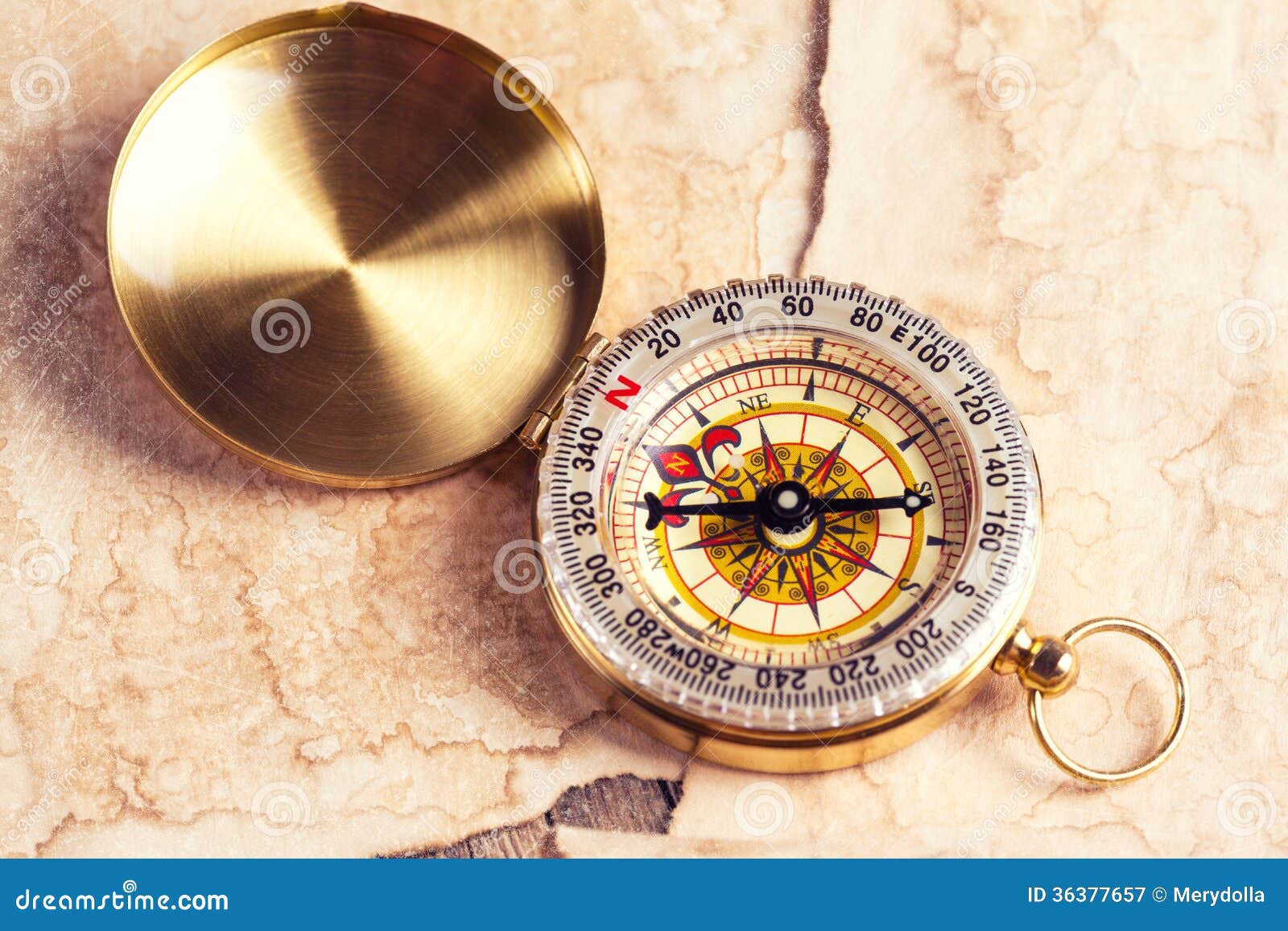 Old treasure map stock image. Image of explore, wind - 36377657