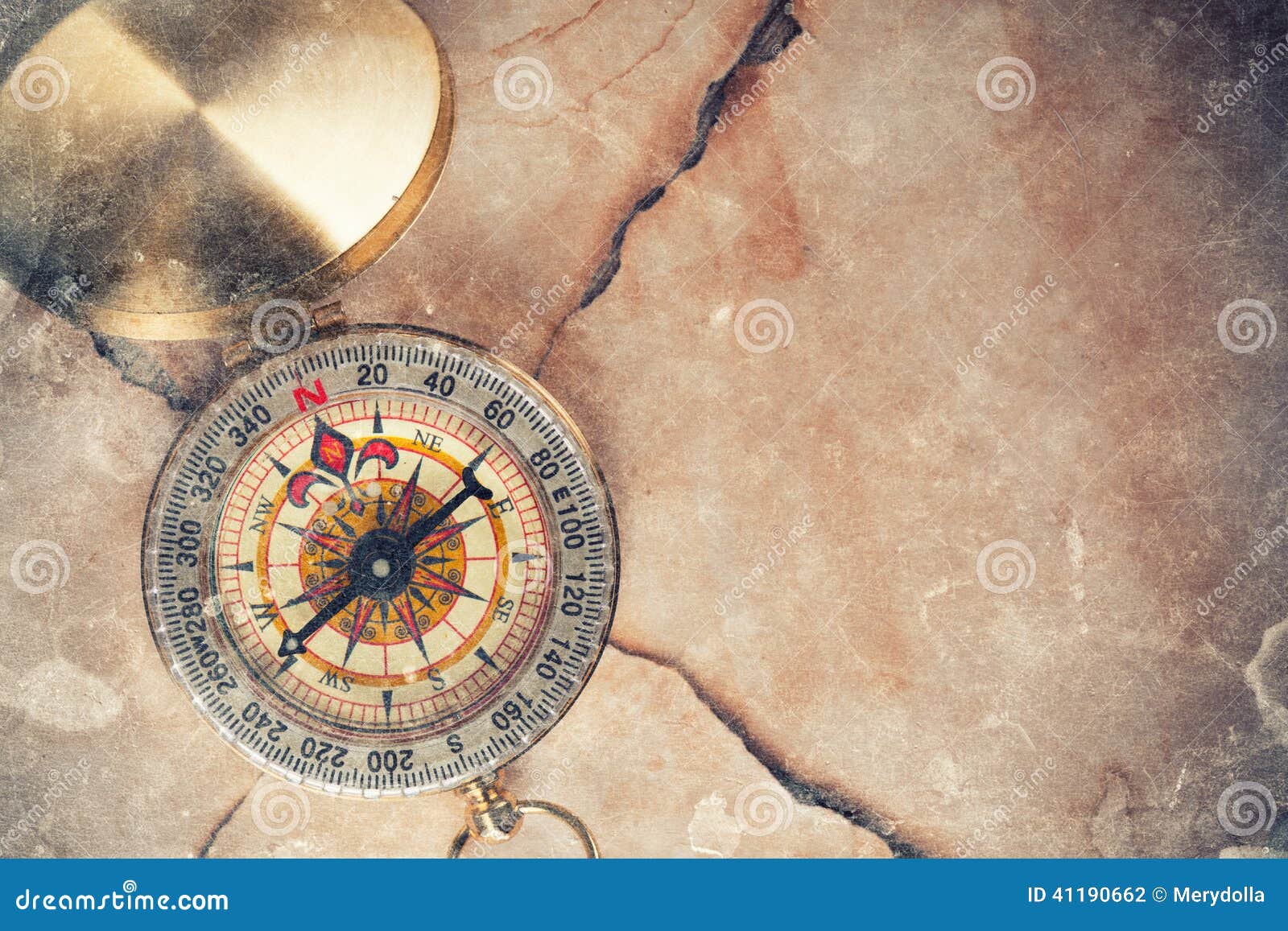 Old treasure map stock photo. Image of navigate, paper - 41190662