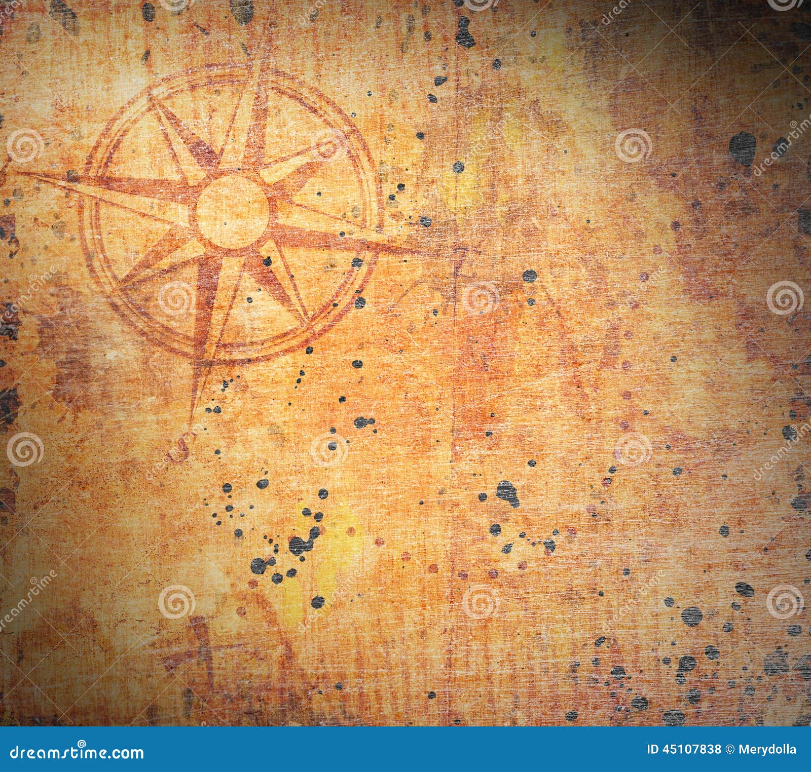 Old treasure map stock illustration. Illustration of search - 45107838