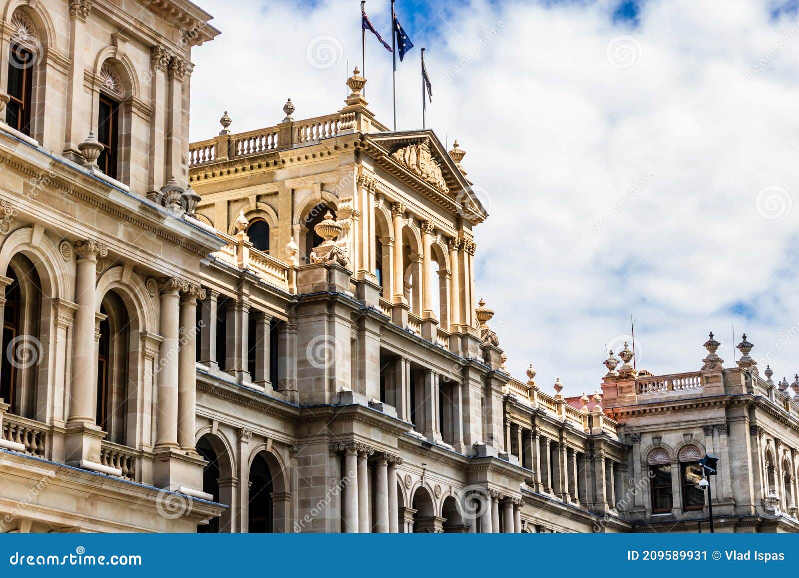 The Old Treasury Building in Downtown Brisbane, Australia, 2021 ...