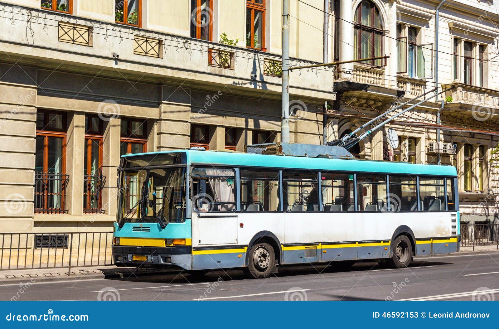 Old Trolleybus in Bucharest Stock Image - Image of european, energy ...