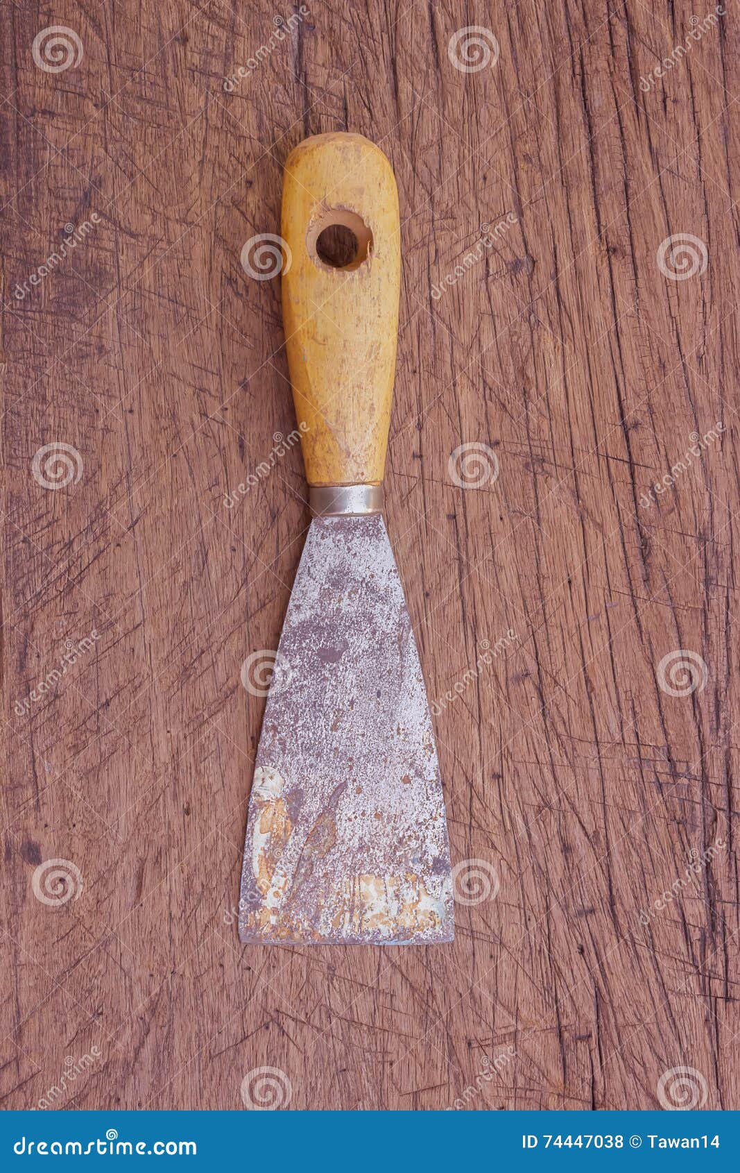 Old trowel stock photo. Image of handle, metal, black - 74447038