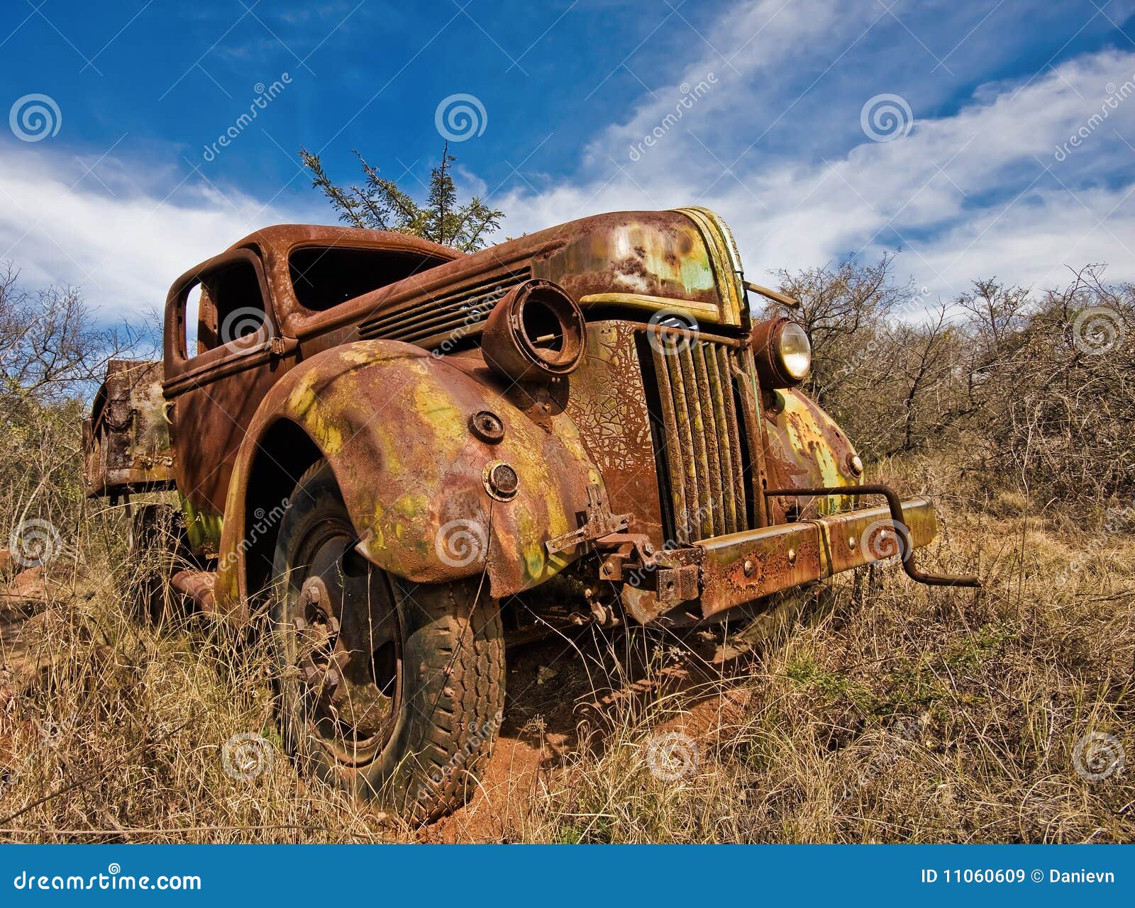 Old Rustic Car End Pickup Stock Photos - Free & Royalty-Free Stock ...