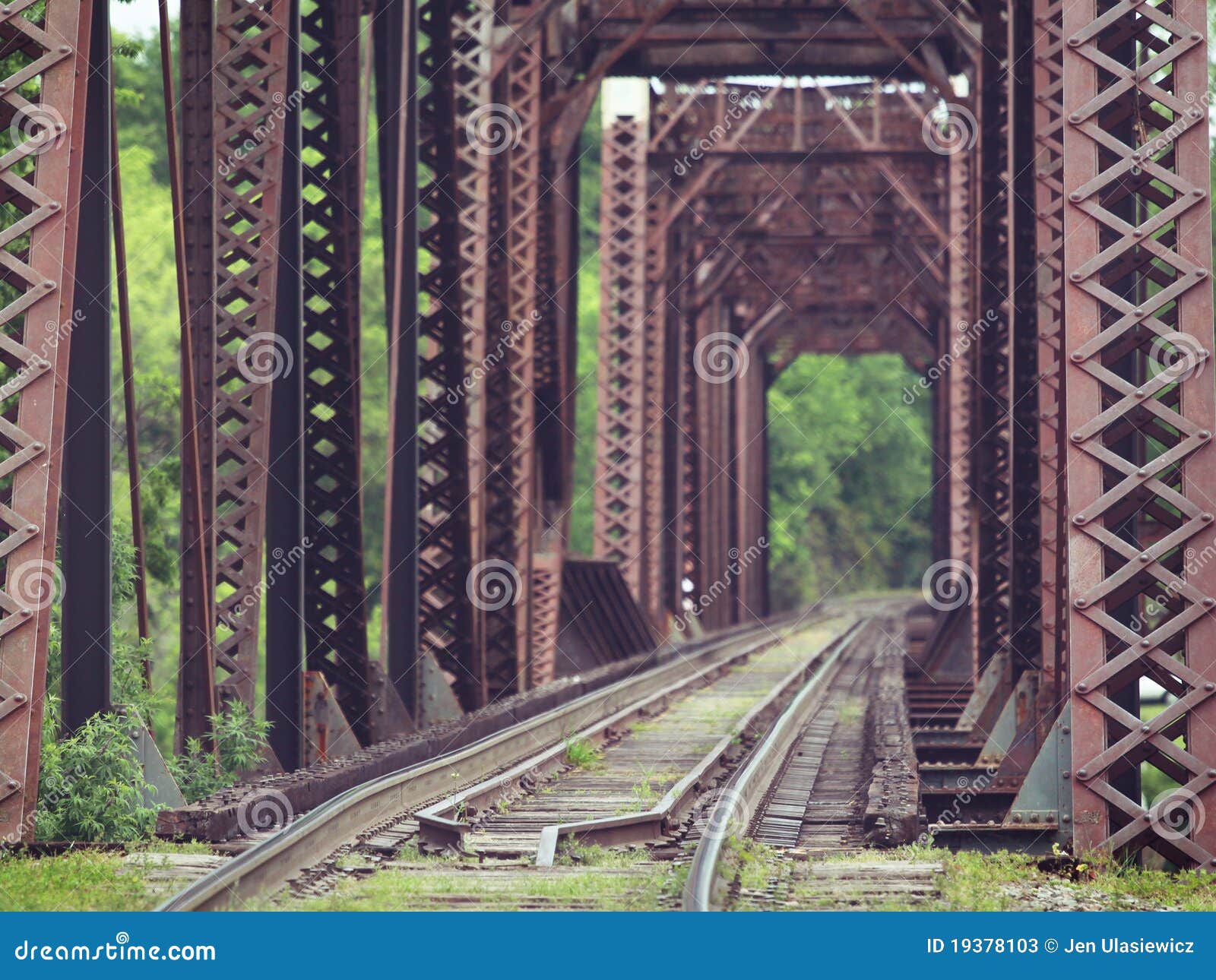 Train Bridge In Peklo, Ceska Lipa, The Czech Republic 01 Stock Image ...