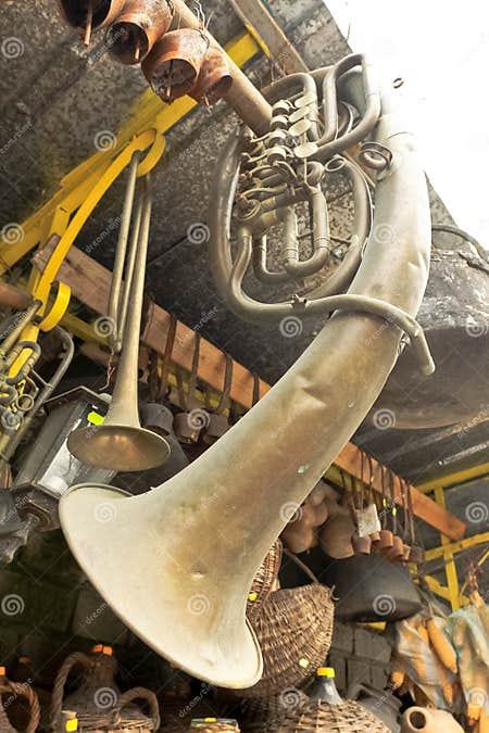 Old Tube stock image. Image of instruments, instrumental - 21584695