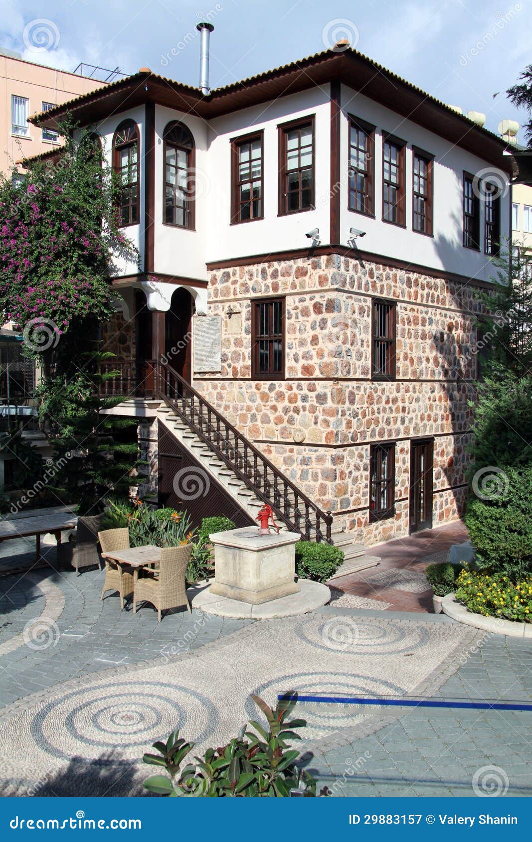 Turkish house stock image. Image of wall, table, white - 29883157