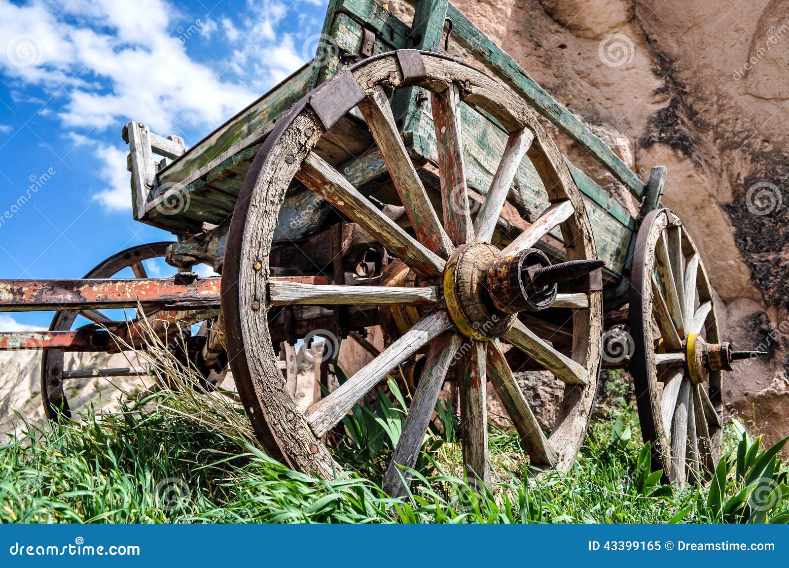 Old Turkish Wagon stock image. Image of nature, hill - 43399165