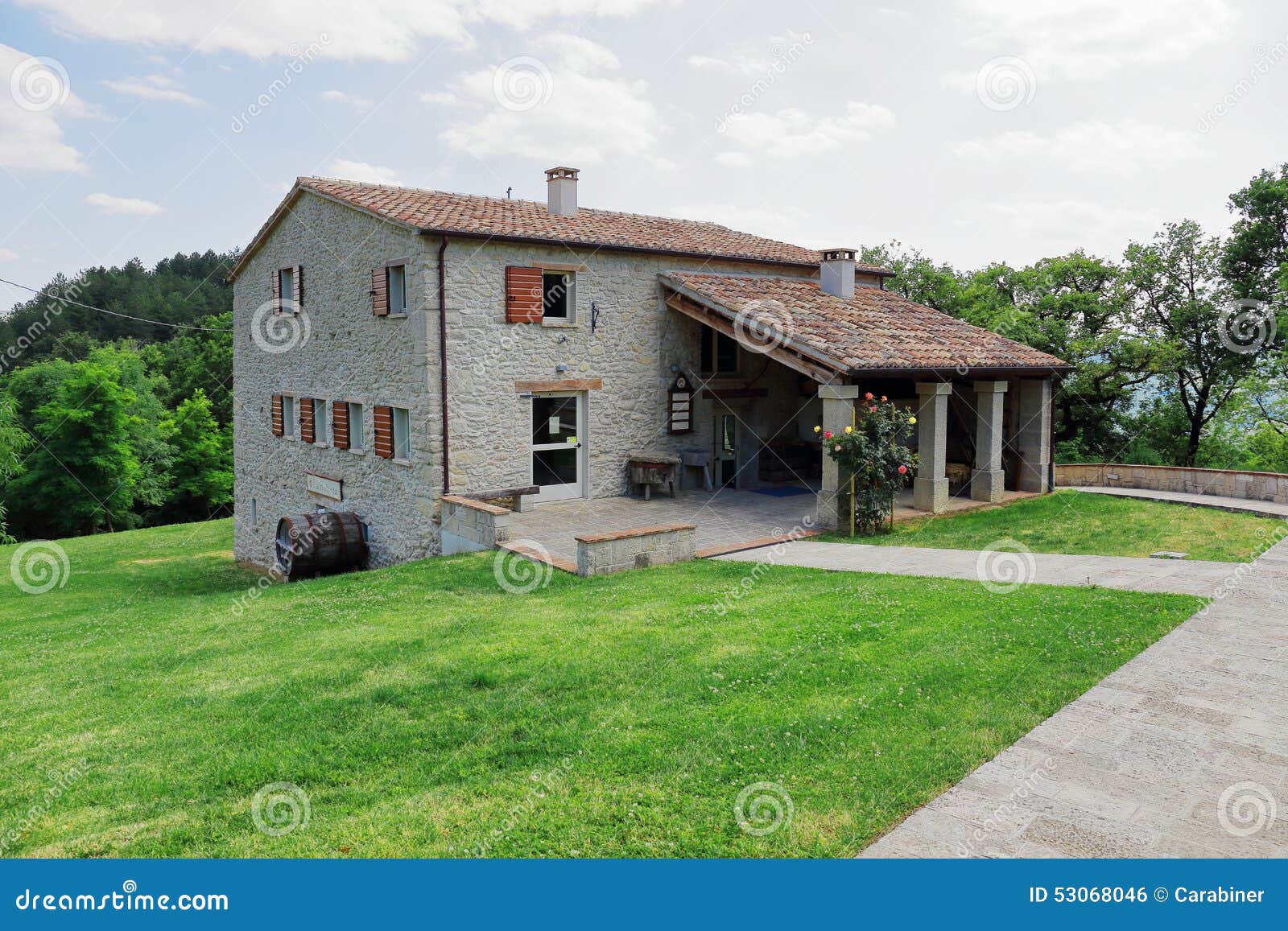 Old Tuscan farmhouse stock photo. Image of scenic, tuscan - 53068046