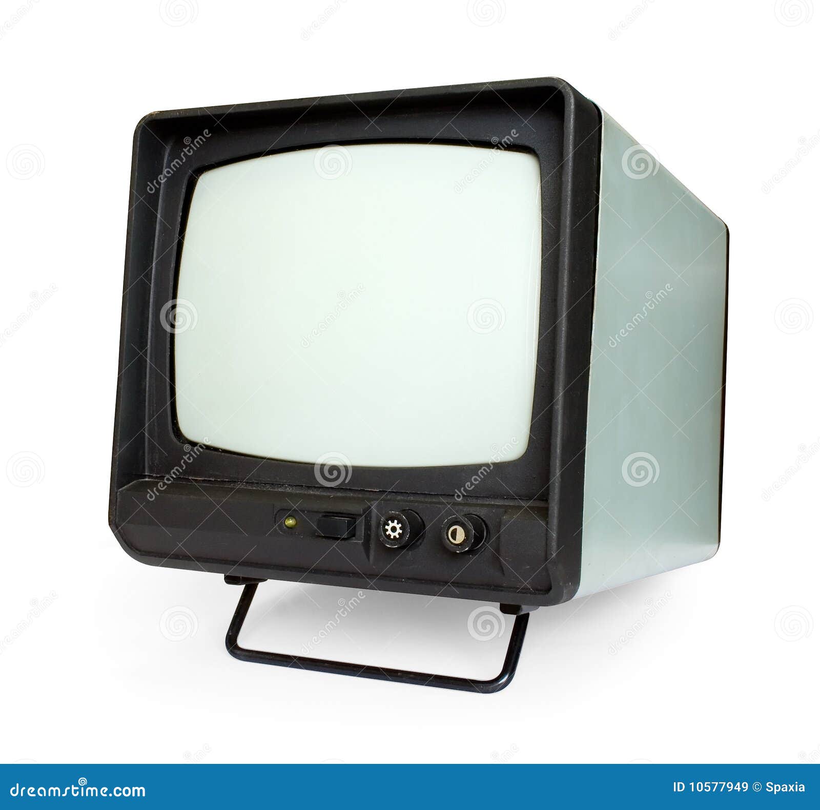 Old tv stock image. Image of broadcast, disconnect, show - 10577949