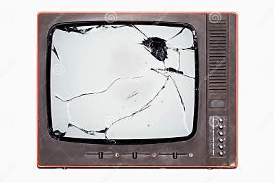 Old tv stock image. Image of screen, fashion, broken, color - 3106023