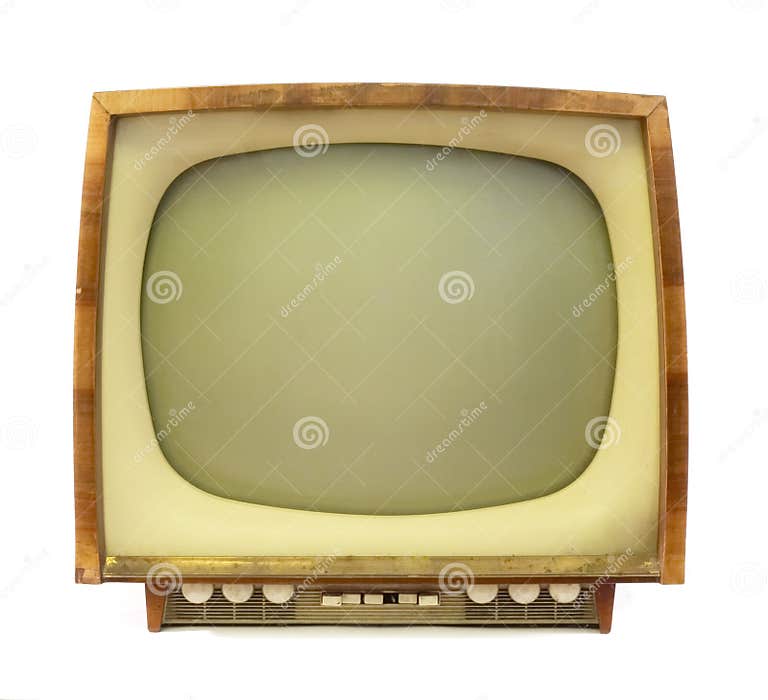 Old tv stock photo. Image of broadcast, broken, program - 434668