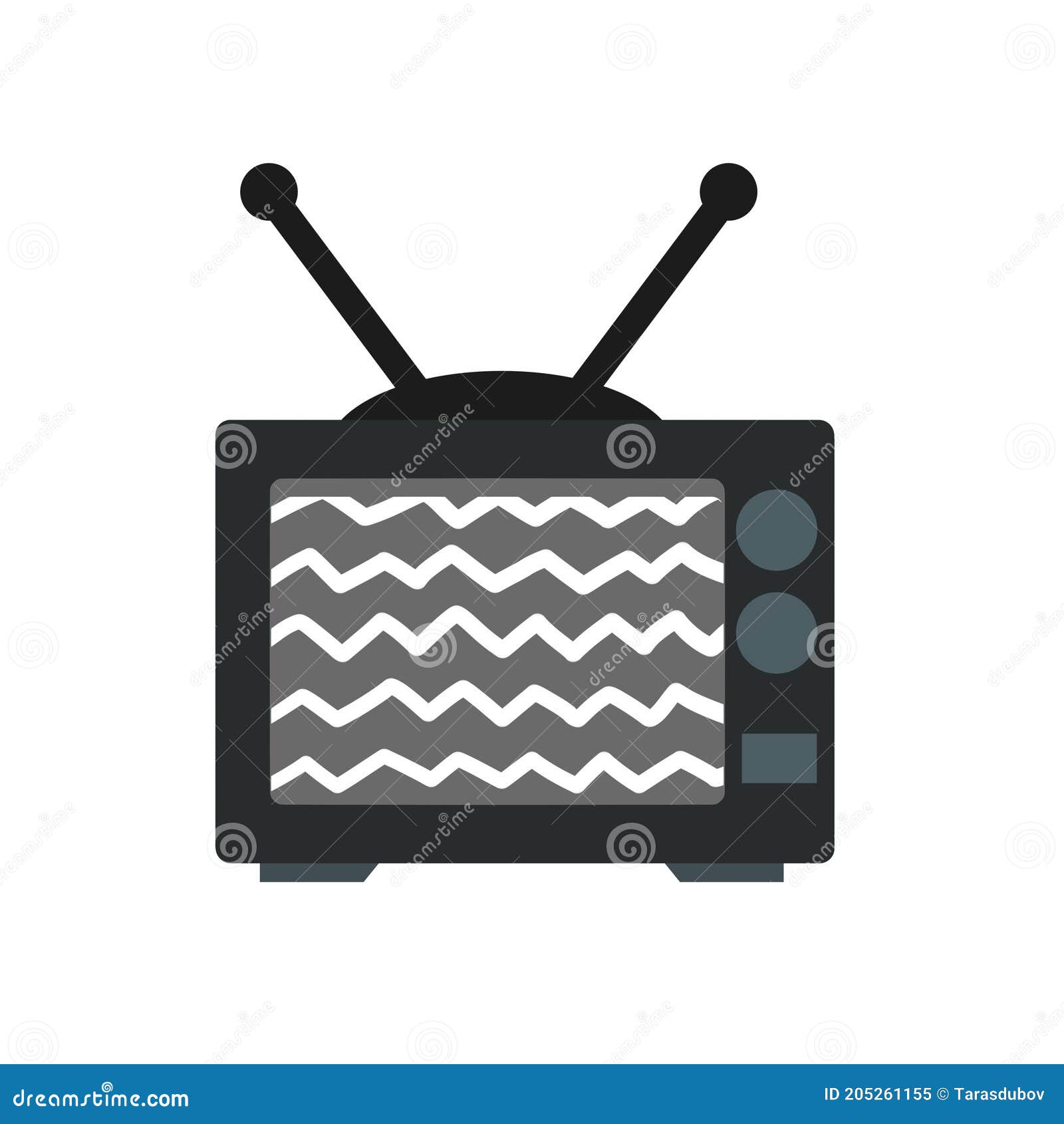 Old TV. Problems with Broadcasting. Noise and Interference on the ...