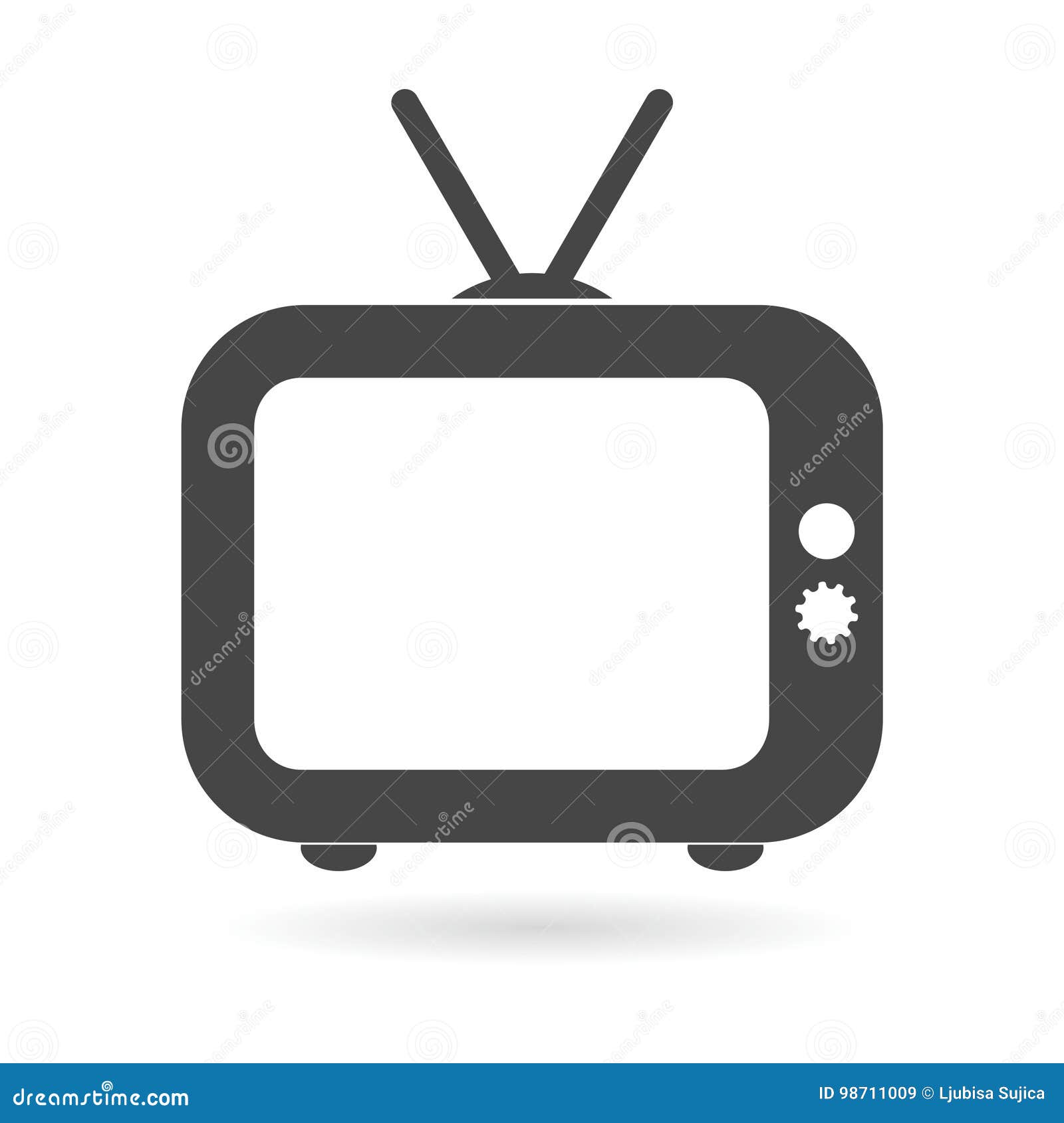 Old Tv Outline Stock Illustrations – 122 Old Tv Outline Stock ...