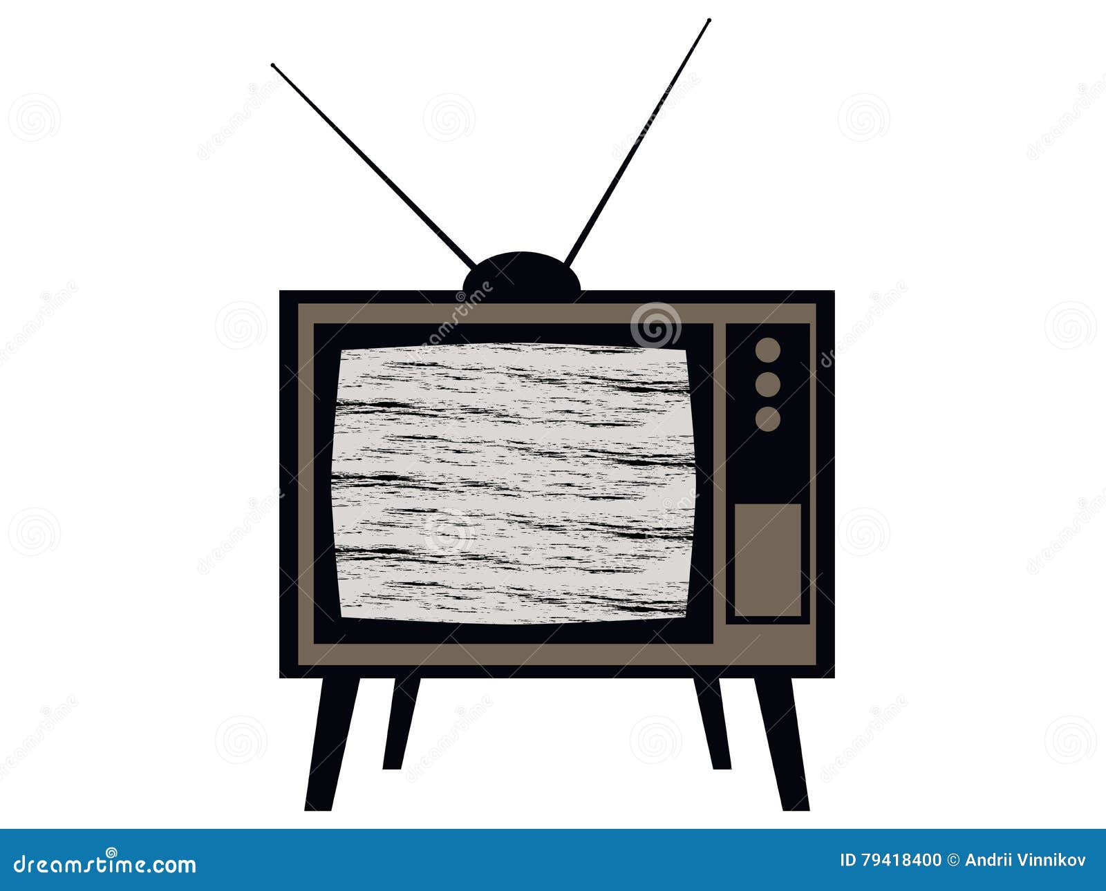 Old Tv. Television Interference. Retro Stock Vector - Illustration of ... Old Tv. Television Interference. Retro Stock Vector - Illustration of ...