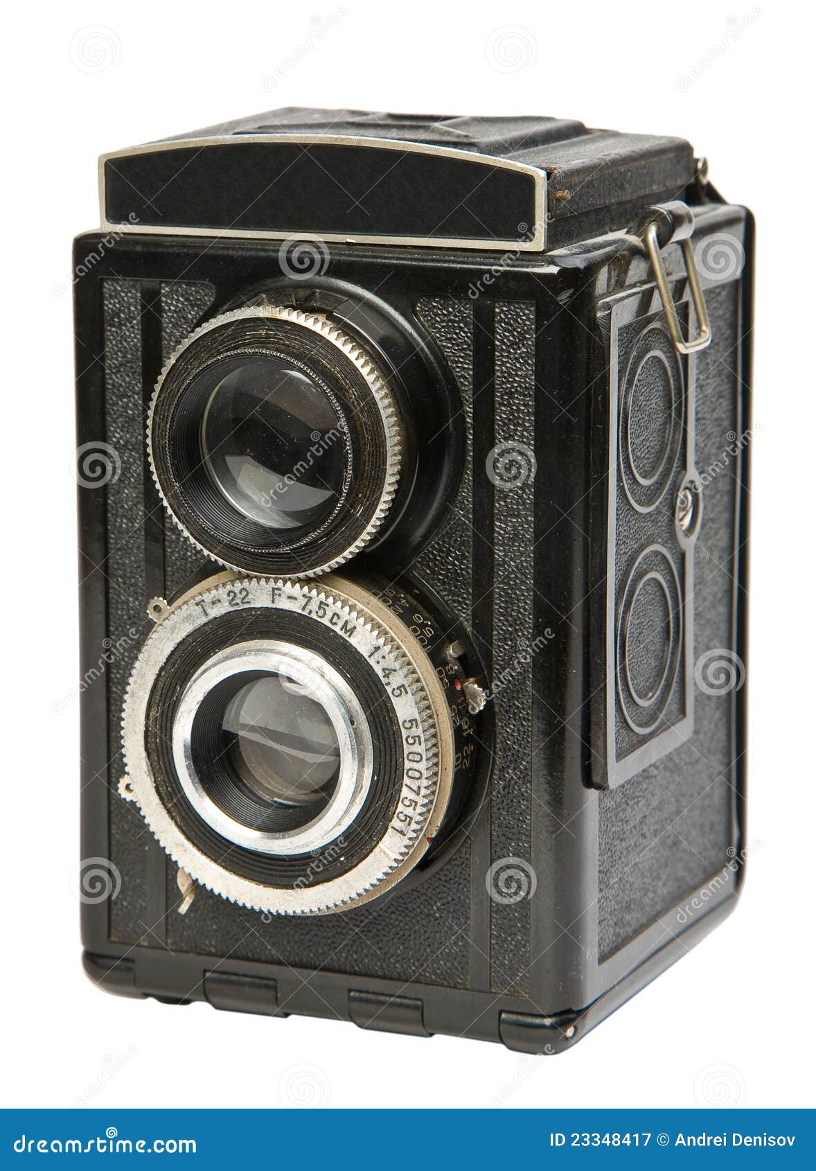 Old Twin Lens Reflex Camera Stock Image - Image of photography, film ...