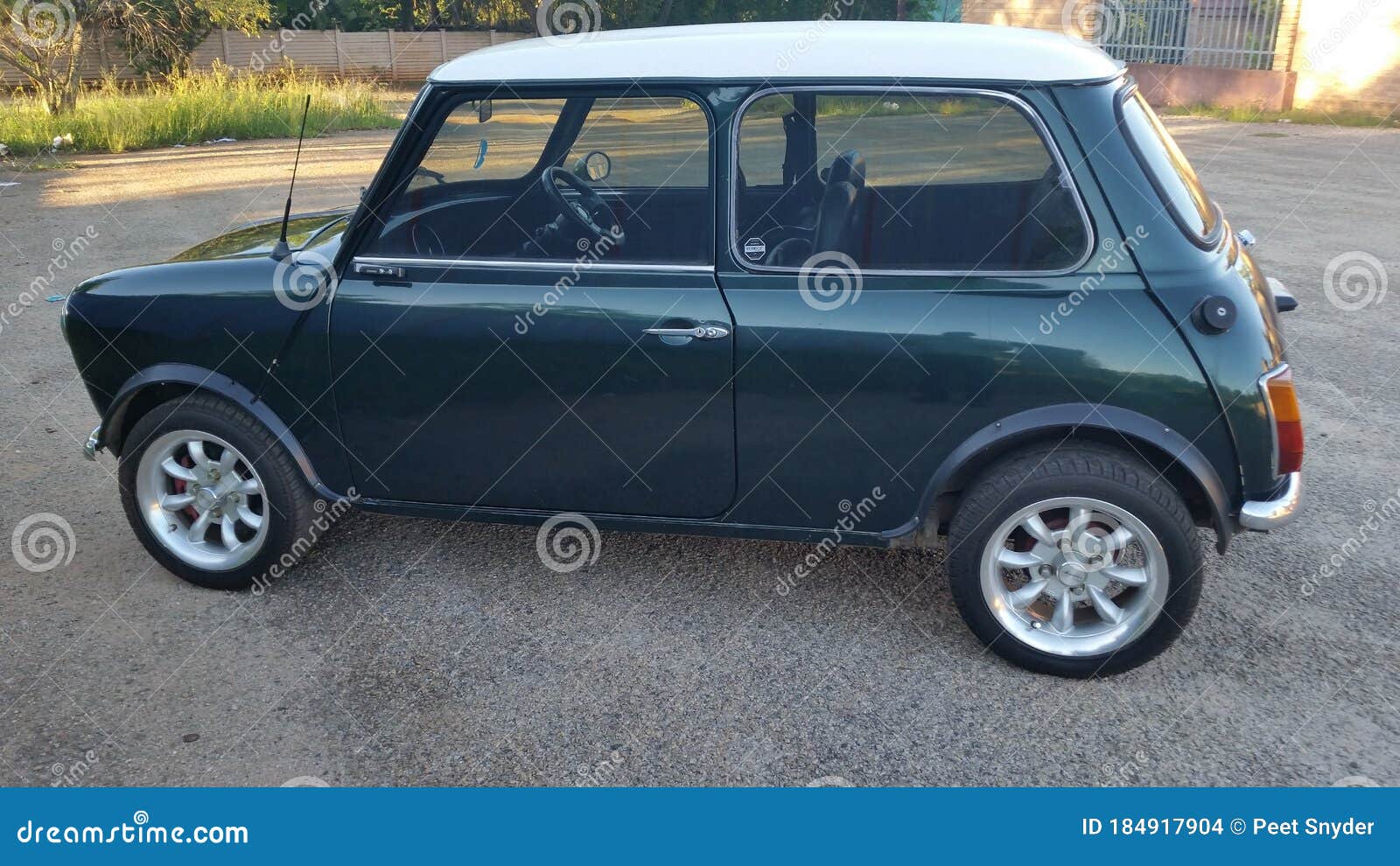 Old two tone mini cooper editorial stock image. Image of tone - 184917904