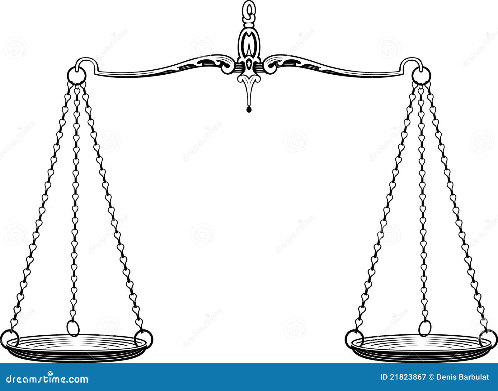 Old Type Balance stock vector. Illustration of measurement - 21823867