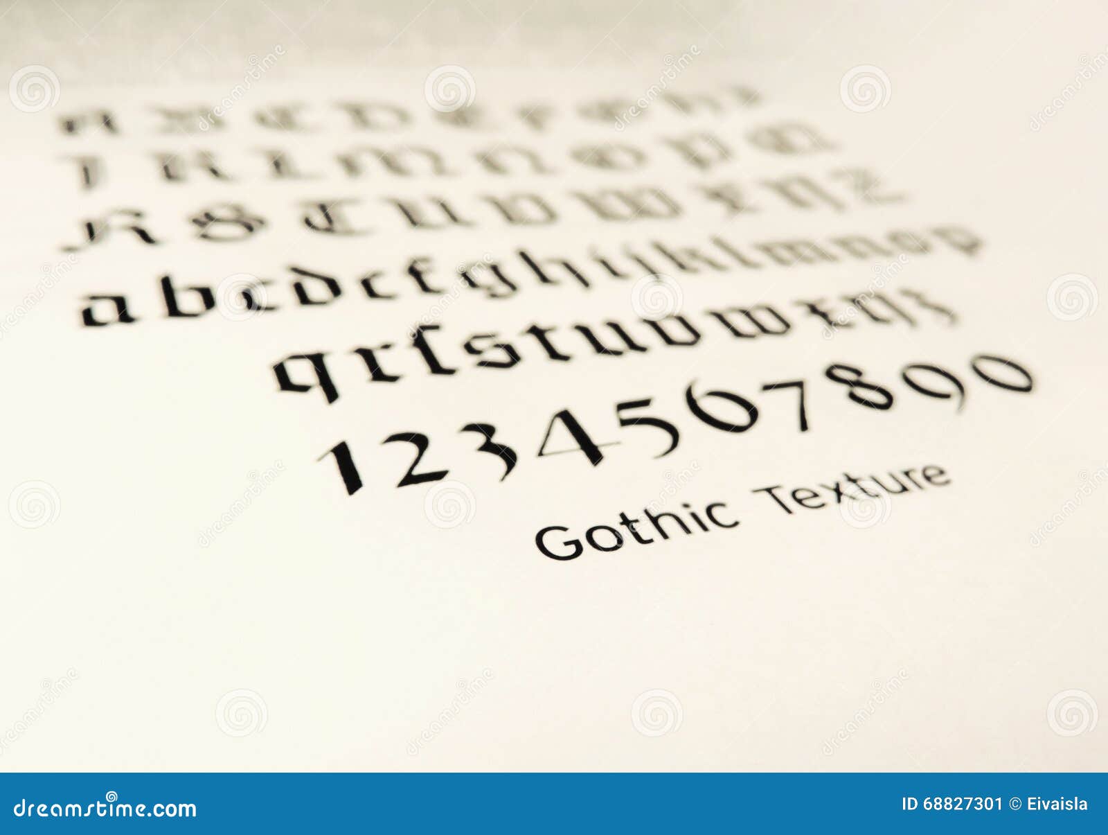 Old Typeface, Gothic Texture Stock Image - Image of calligraphy, font ...