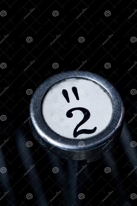 Old typewriter 2 keytop stock photo. Image of typewriter - 1365810