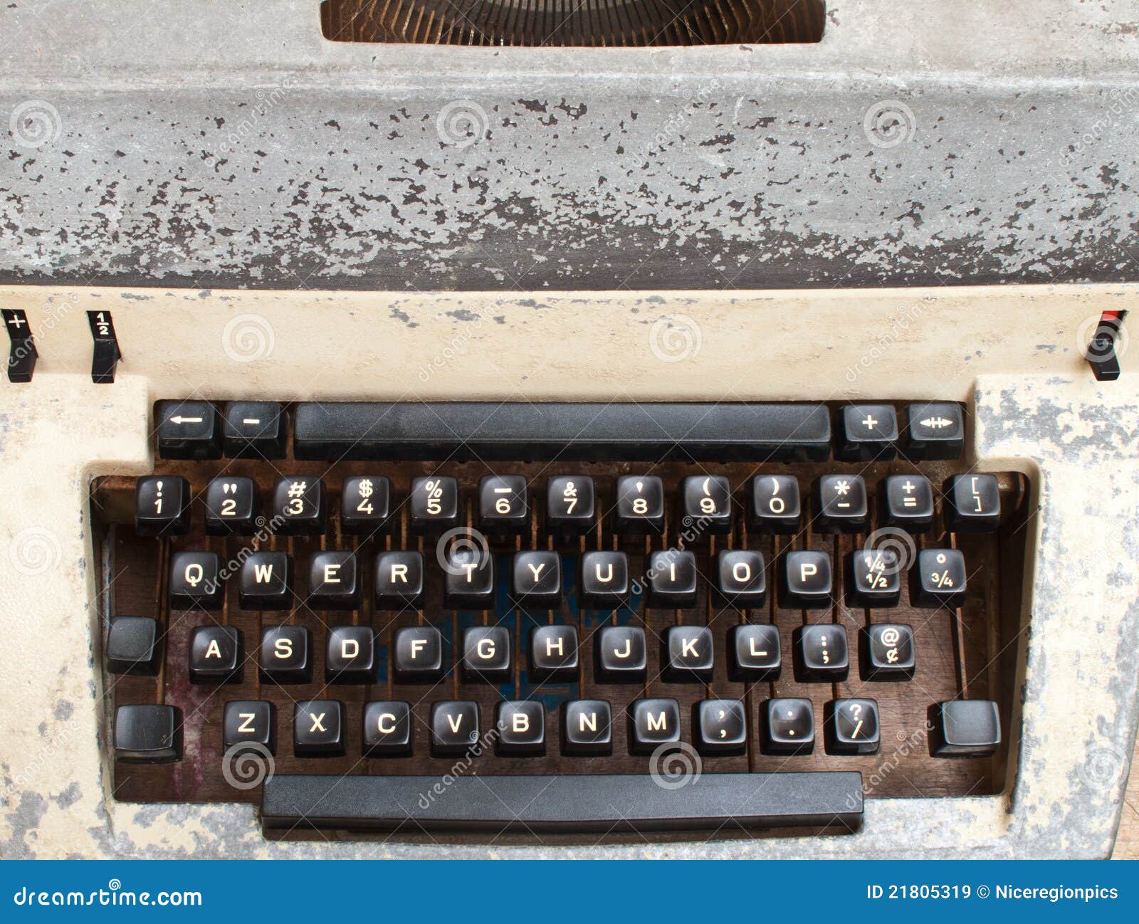 Old typewriter. stock image. Image of typewriter, scriptwriter - 21805319