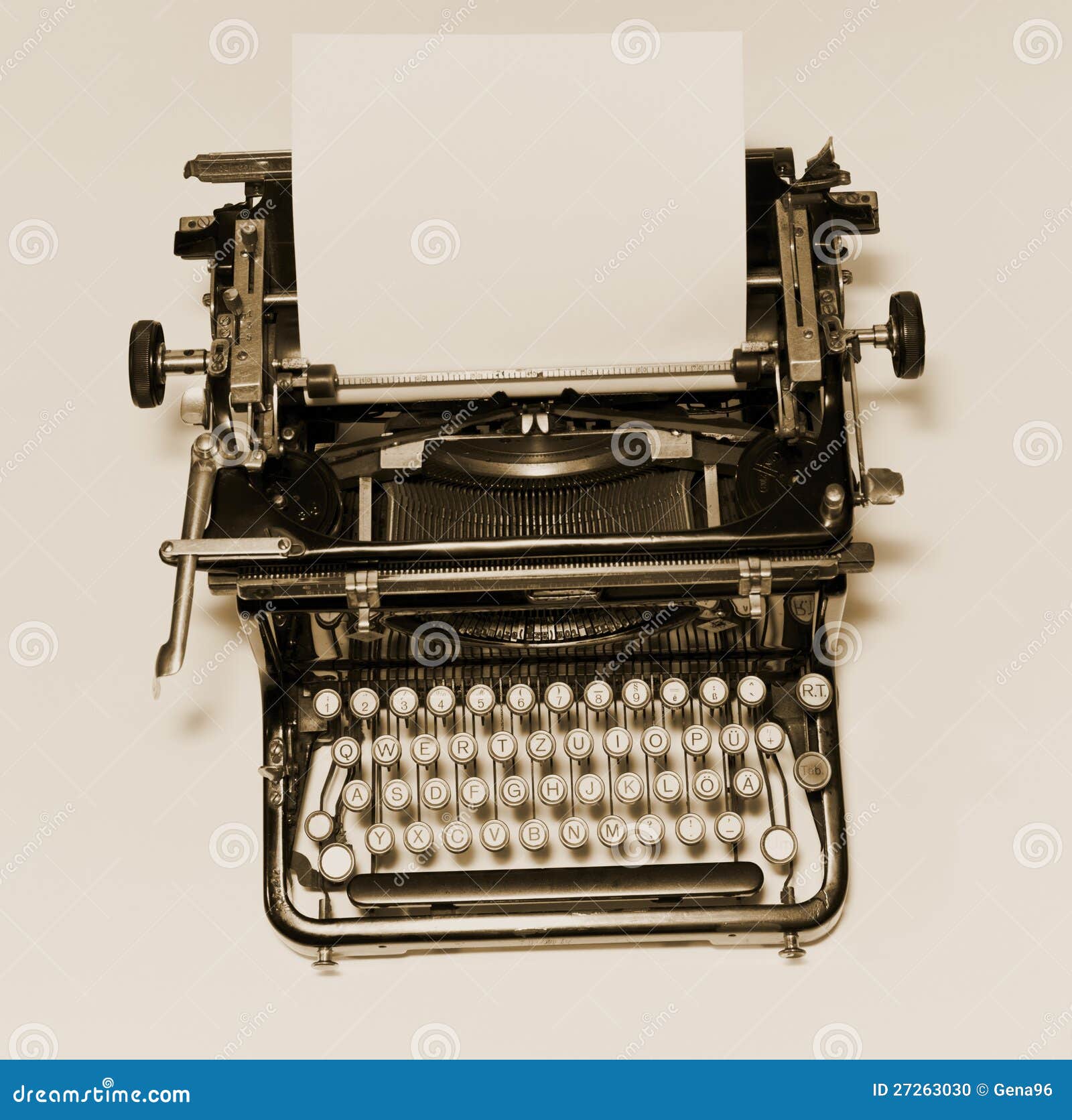 Old typewriter stock photo. Image of stamps, copy, writing - 27263030