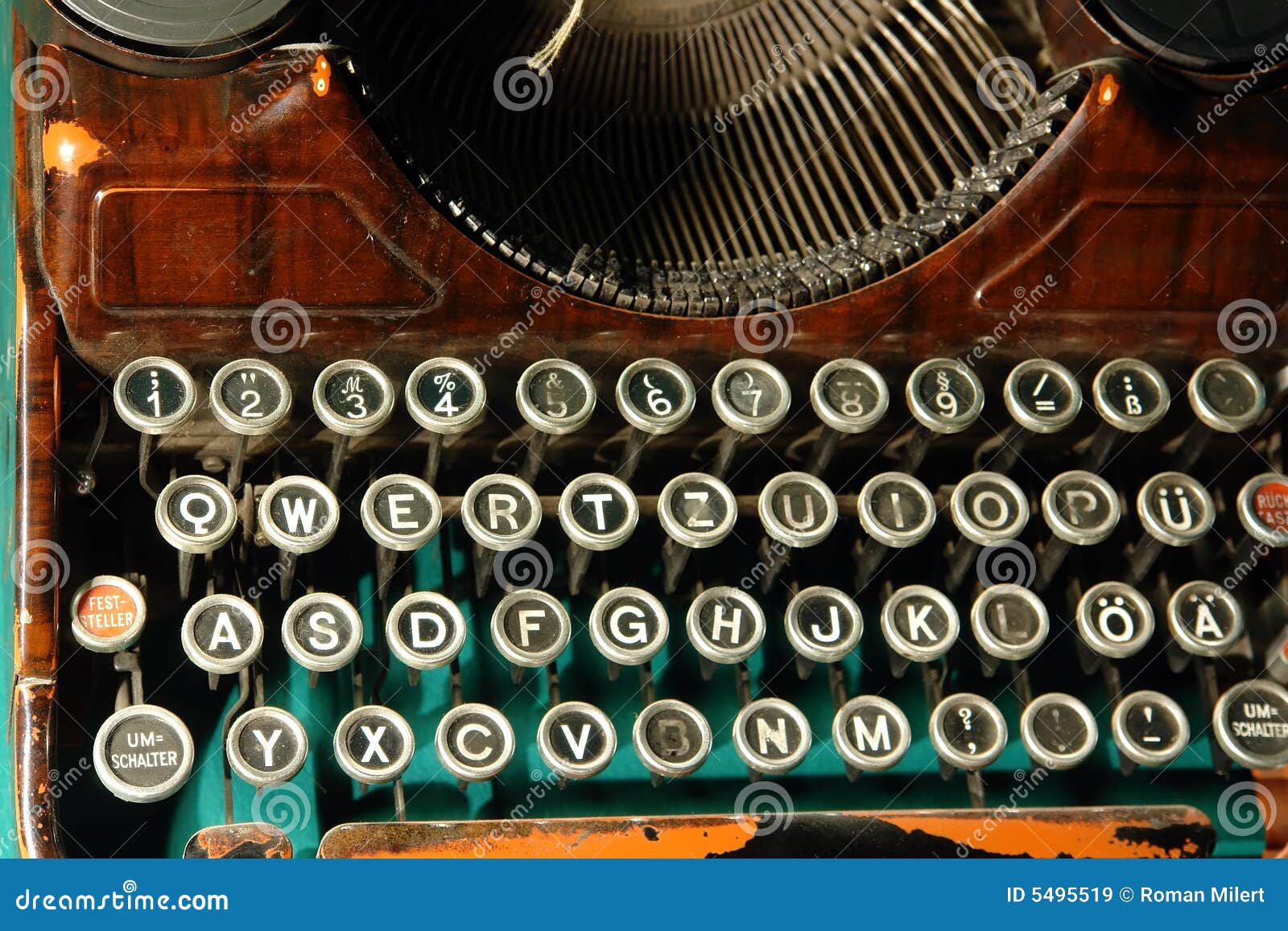 Old typewriter stock image. Image of type, background - 5495519