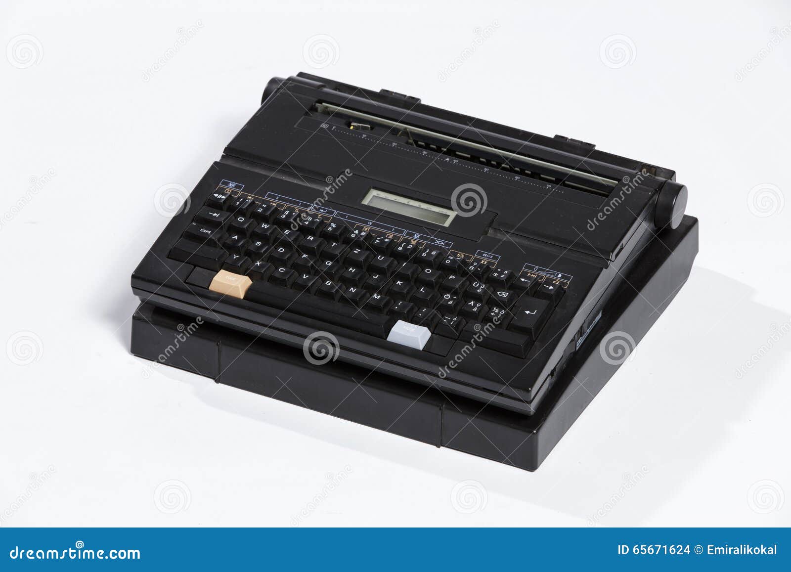 Old Typewriter, Blank Sheet in a Typewriter. Stock Photo - Image of ...