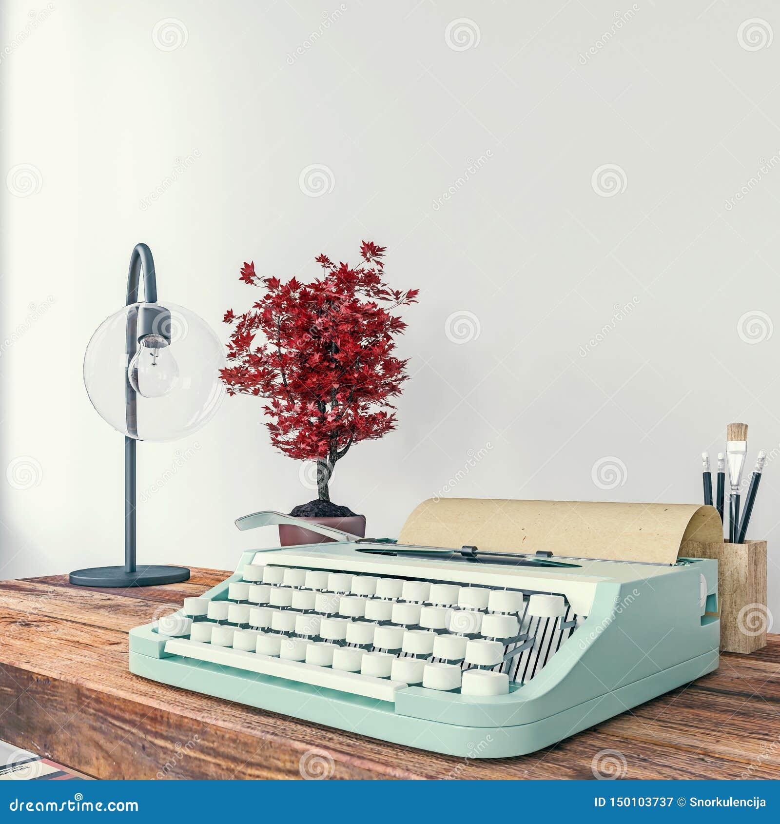 Old Typewriter on a Desk, Concept of Writing, Journalism, Creating a ...