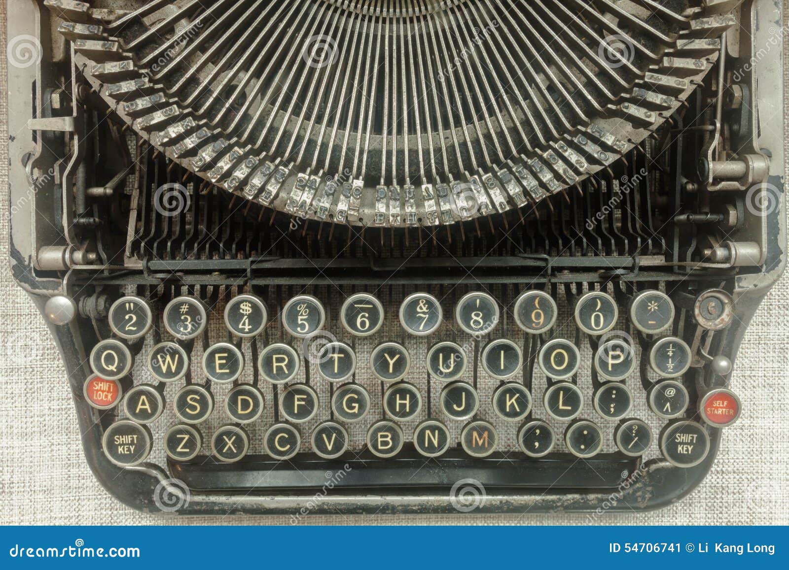 Old typewriter stock image. Image of typewriter, history - 54706741