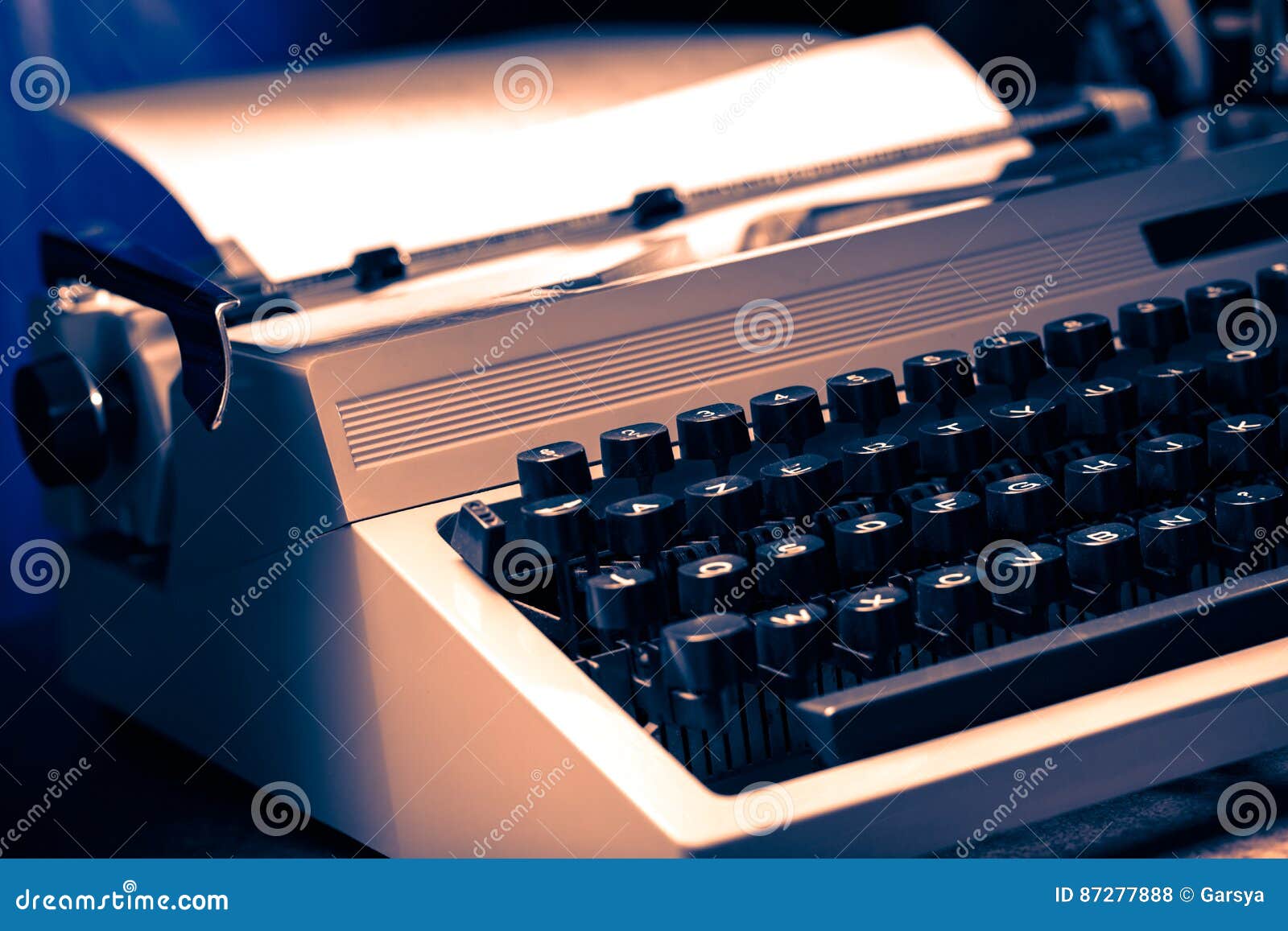 Old Typewriter With Latin Alphabet Stock Photography | CartoonDealer ...