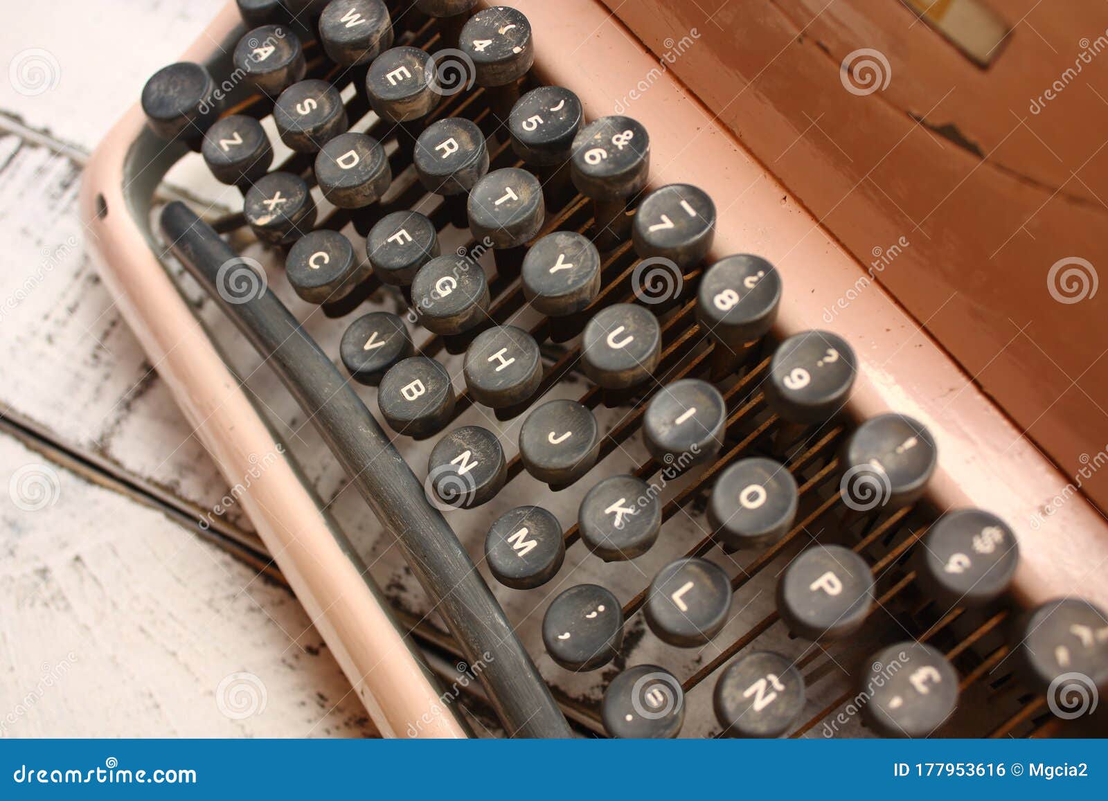 Old Typewriter Painted in Pink, Which Reminds Us of What Technology Was ...