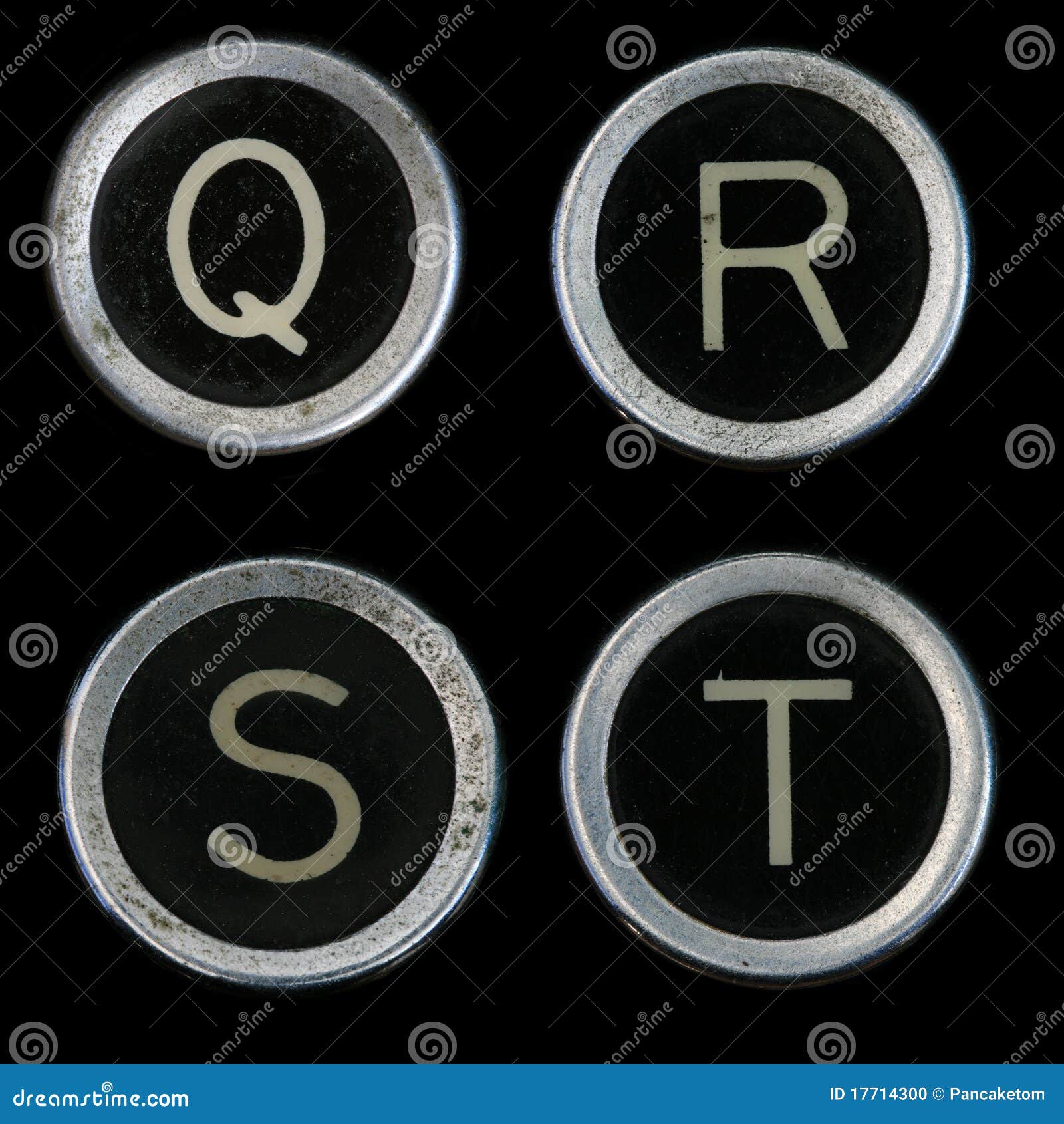 Old Typewriter Q R's T Keys Stock Photos - Free & Royalty-Free Stock ...