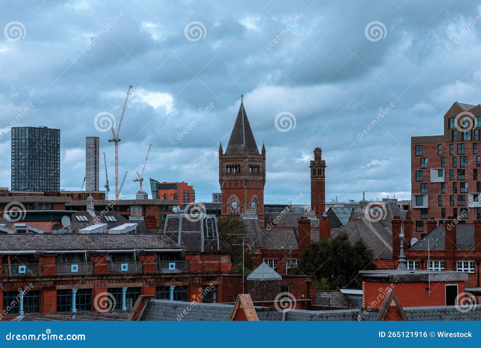 Typical Manchester Building In Bricks Editorial Image | CartoonDealer ...