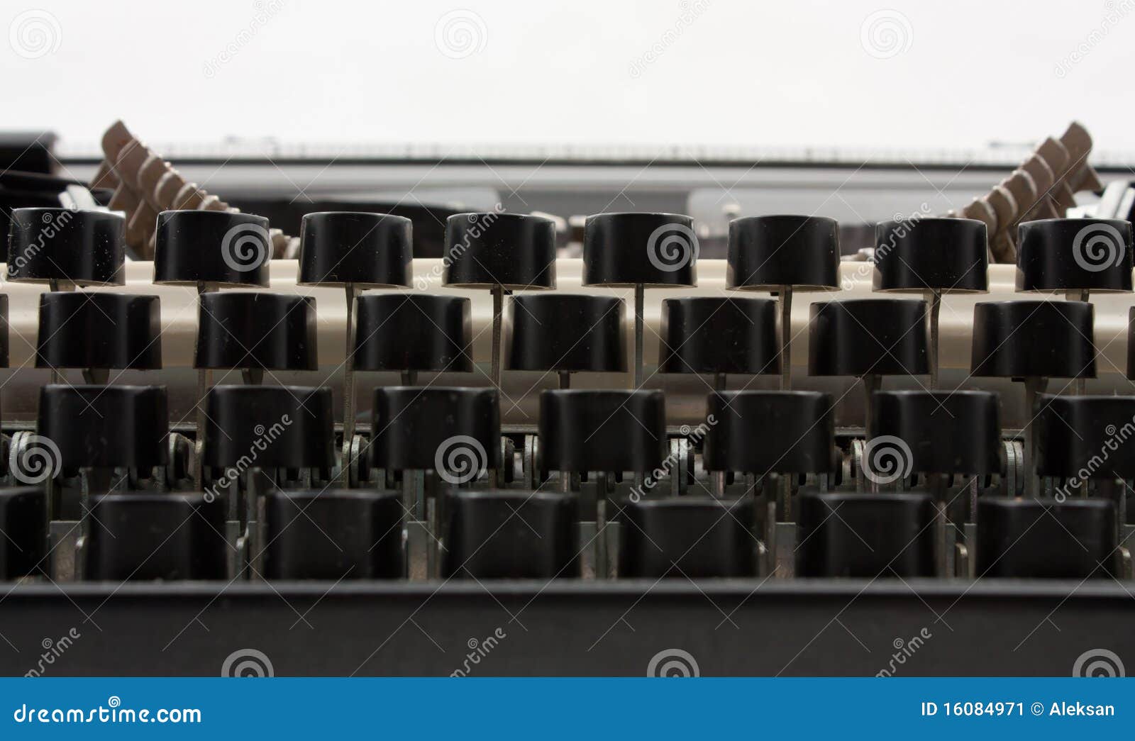 Old typing device stock image. Image of information, fashioned - 16084971