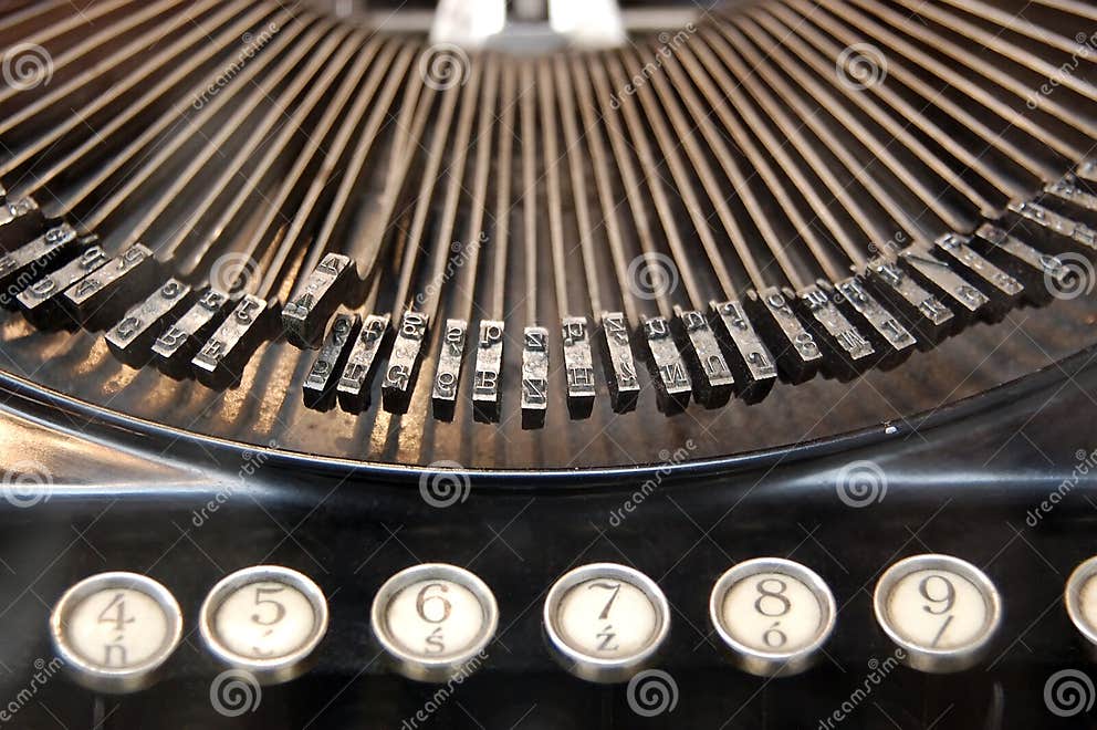 Old typing machine stock image. Image of copy, grunge, keyboard - 770053