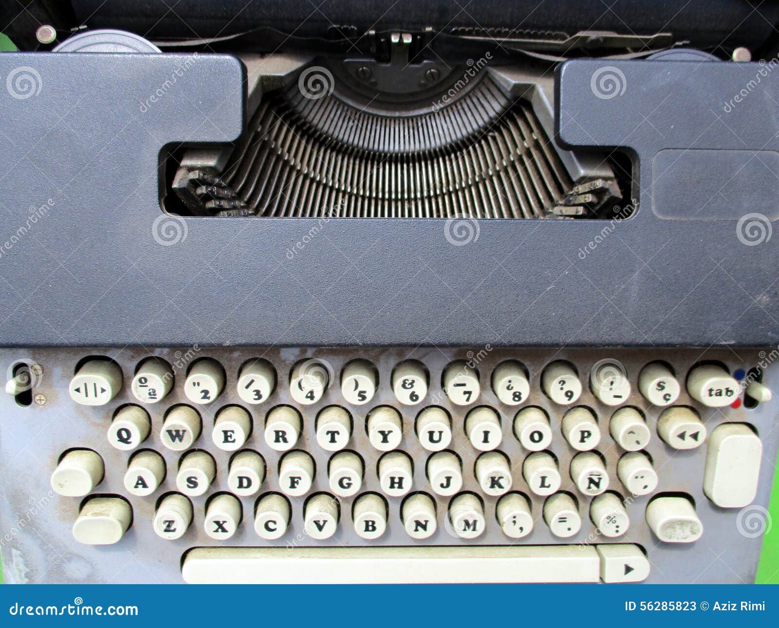 Old typing machine stock image. Image of macro, tools - 56285823