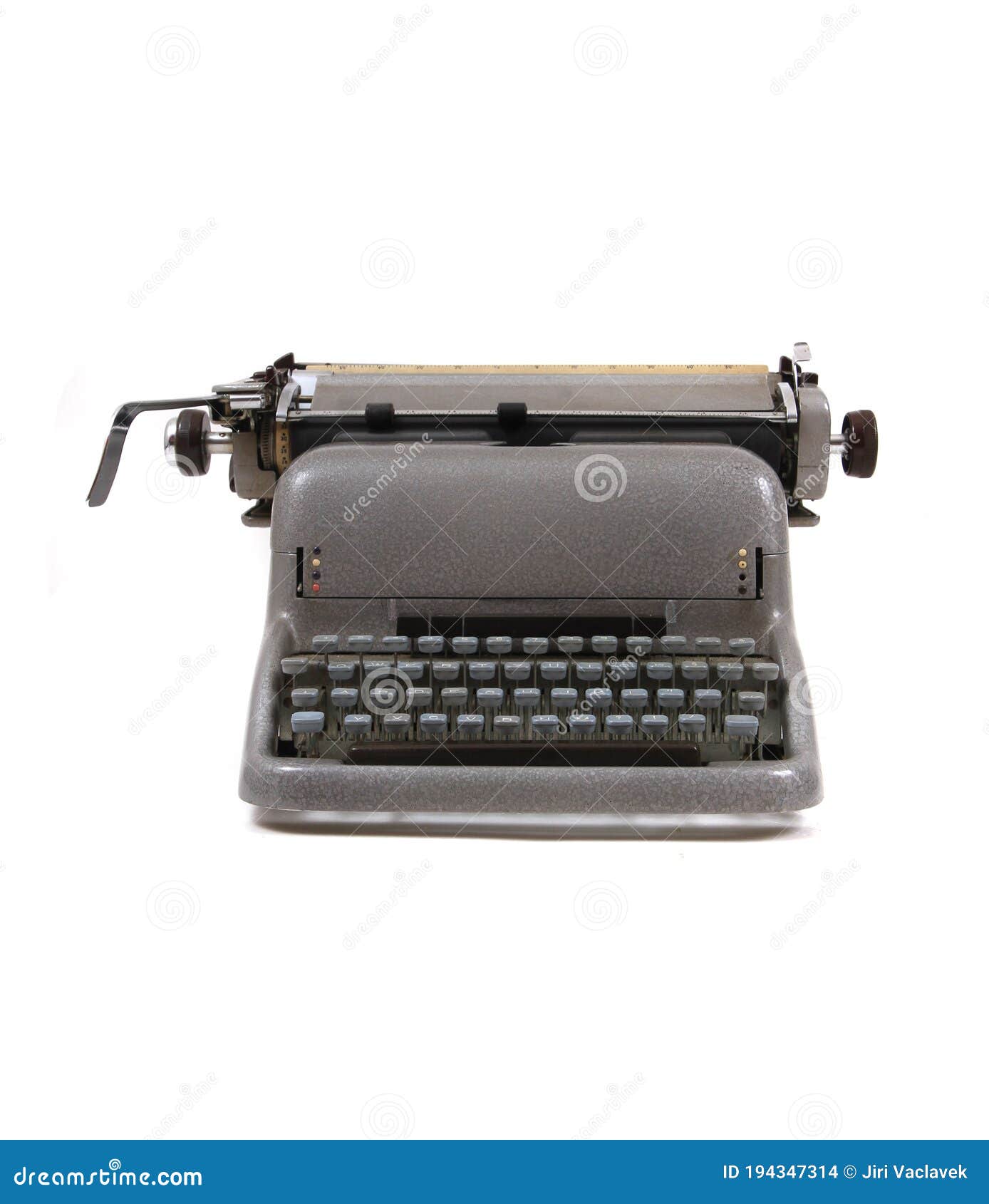 Old typing machine stock photo. Image of print, secretary - 194347314