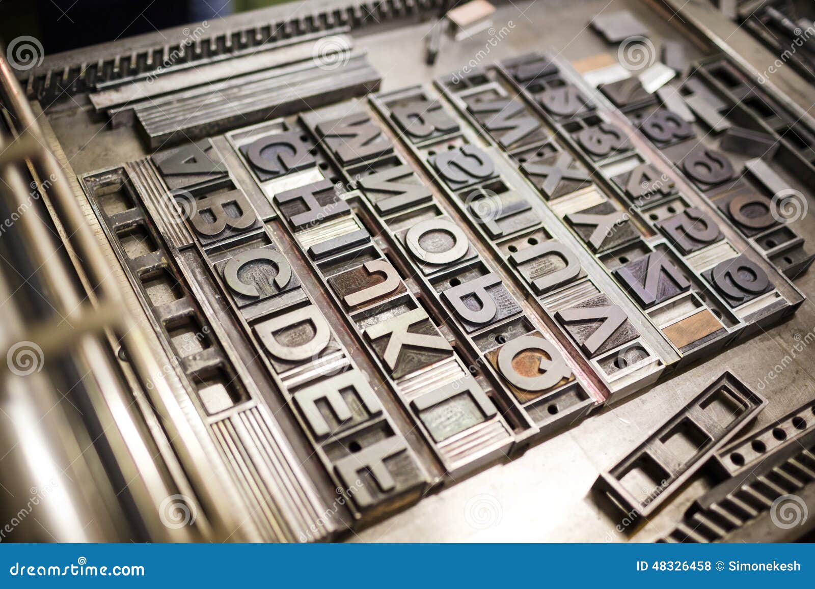 Old Typography Printing Machine Royalty-Free Stock Image ...