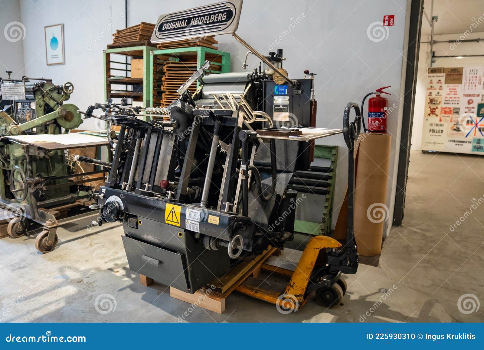 Old Typography Printing Machine Royalty-Free Stock Image ...
