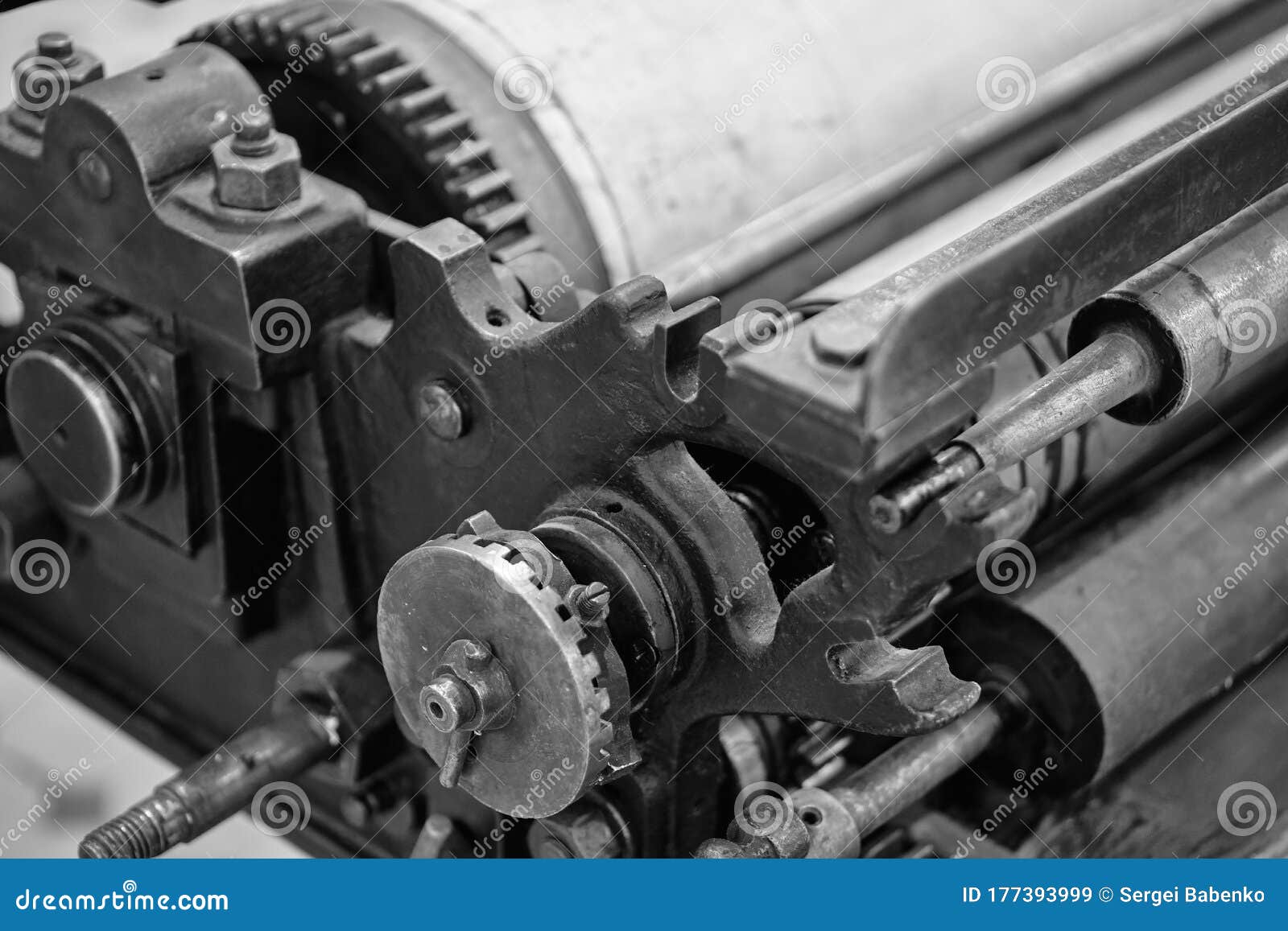 Old Typography Printing Machine Royalty-Free Stock Image ...