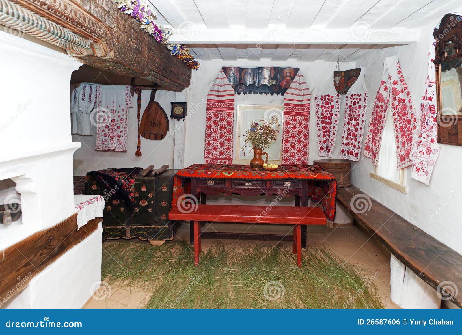 Old ukrainian interior stock photo. Image of kitchen - 26587606