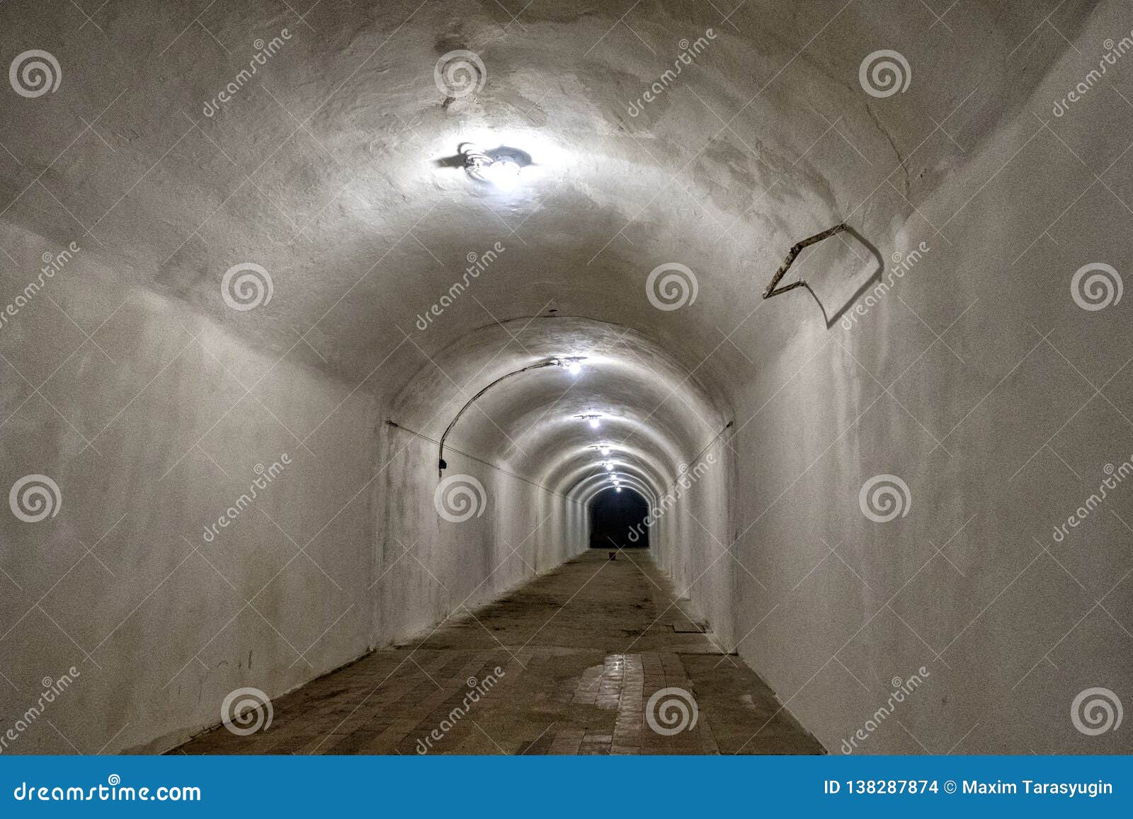 Old Underground Soviet Military Bunker Under Fortification. Stock Photo ...
