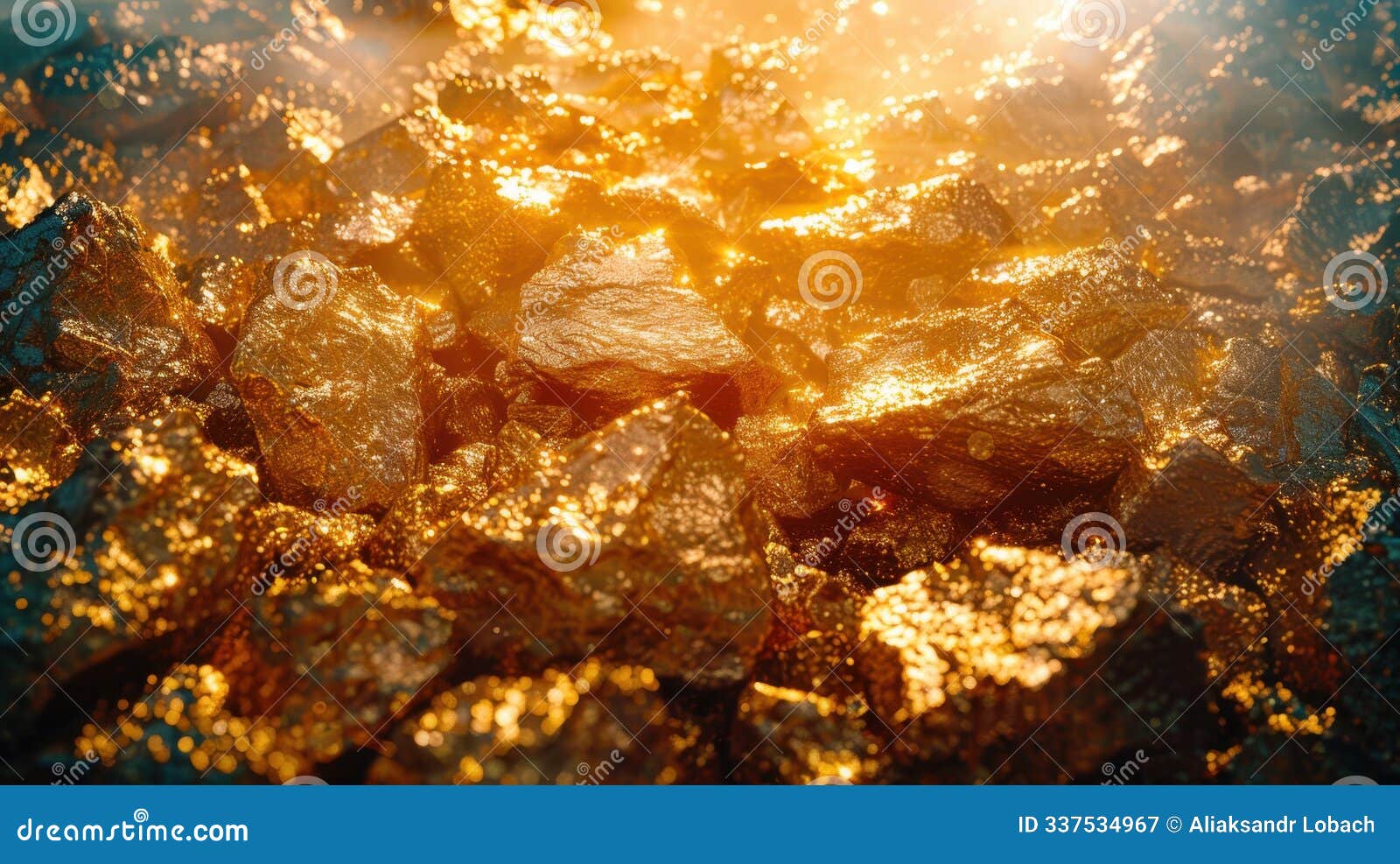 The Old Underground Tunnel of the Gold Mine. Gold Mining in the Mine ...
