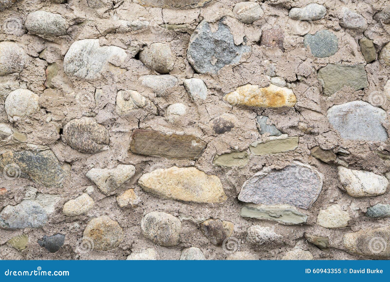 Old Unique Hand Made Rock Wall Stock Image - Image of cobbled, unique ...