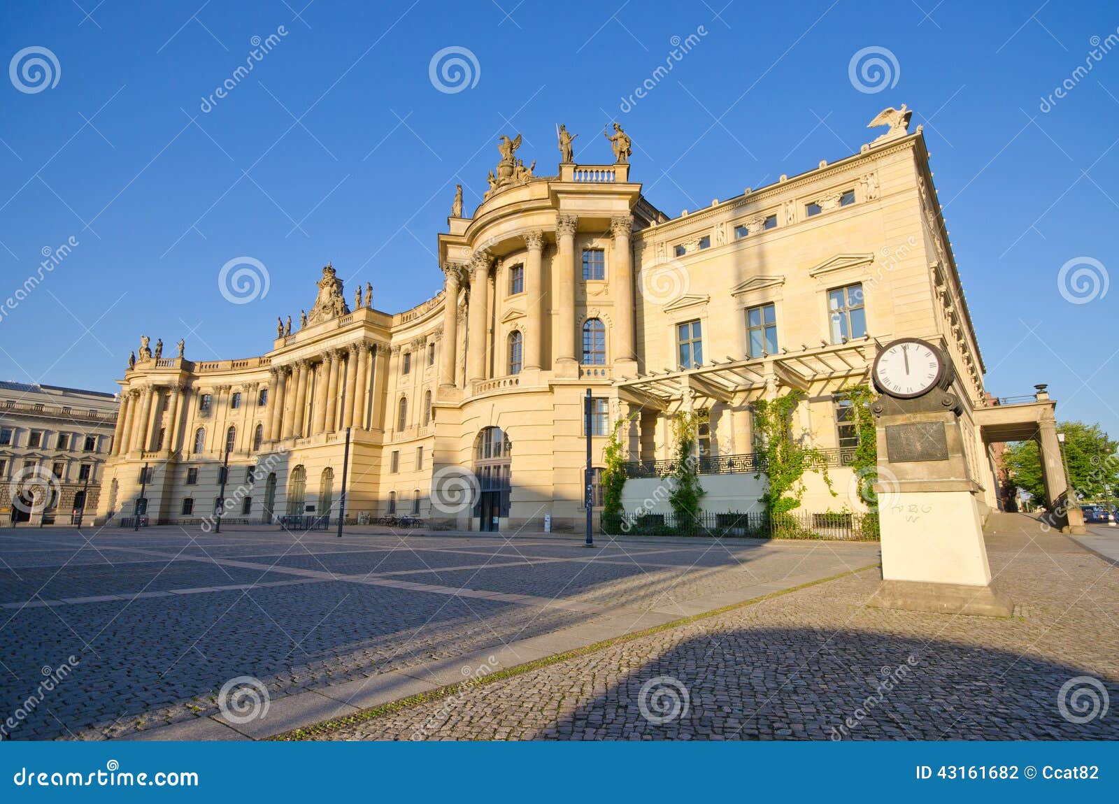 Old University Building in Berlin, Germany Stock Photo - Image of ...