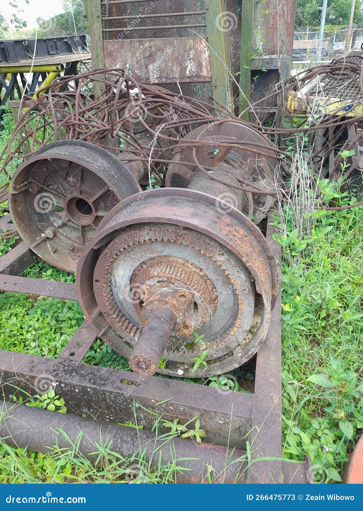 An Old Unused Machine in a Dump Stock Image - Image of unused, machine ...