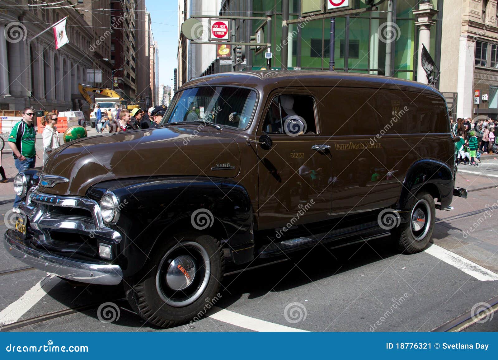 Old UPS Truck San Francisco St. Patrick S Parade Editorial Photo ...
