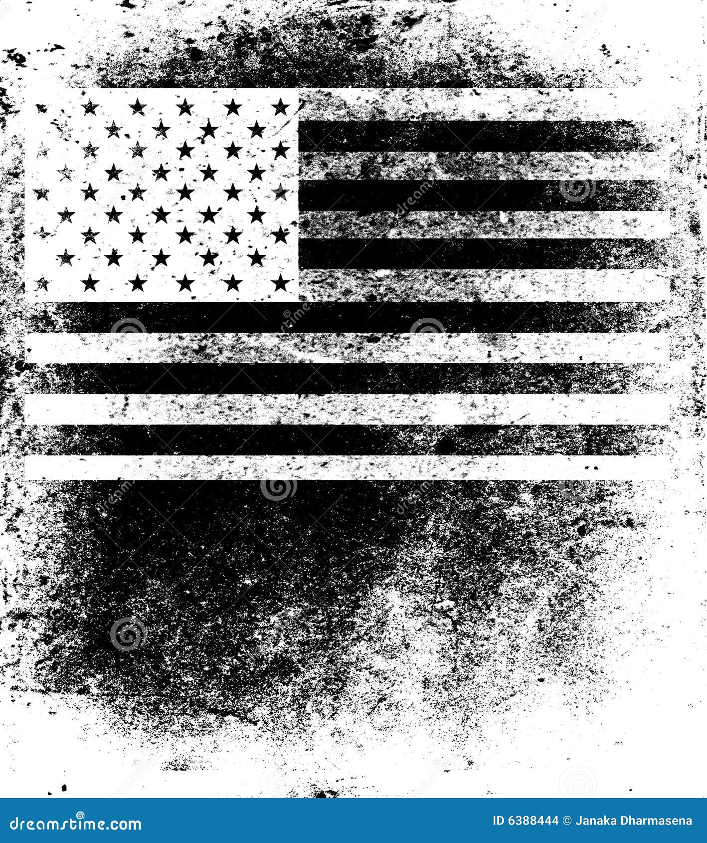Old USA flag stock illustration. Illustration of patriotic - 6388444