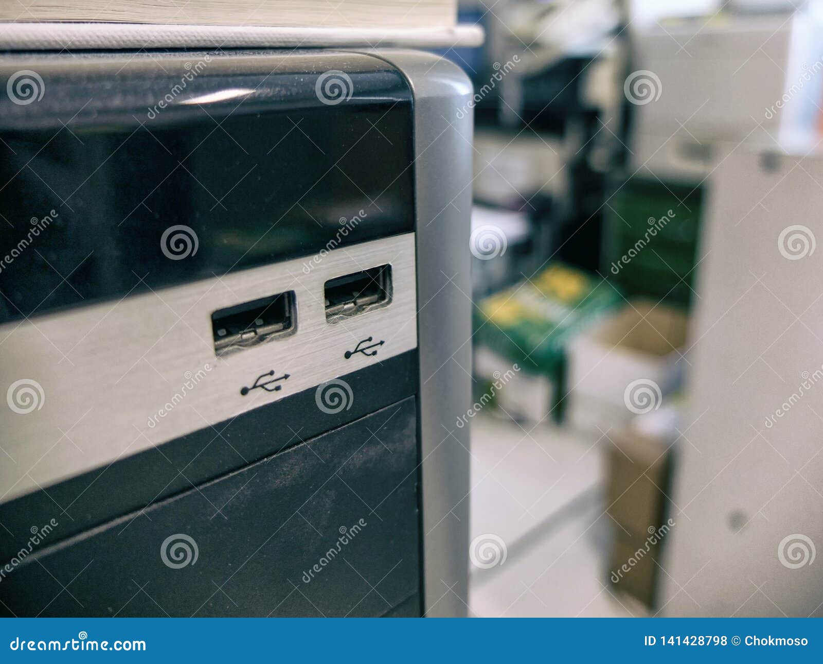 The old USB port stock photo. Image of connect, storage - 141428798
