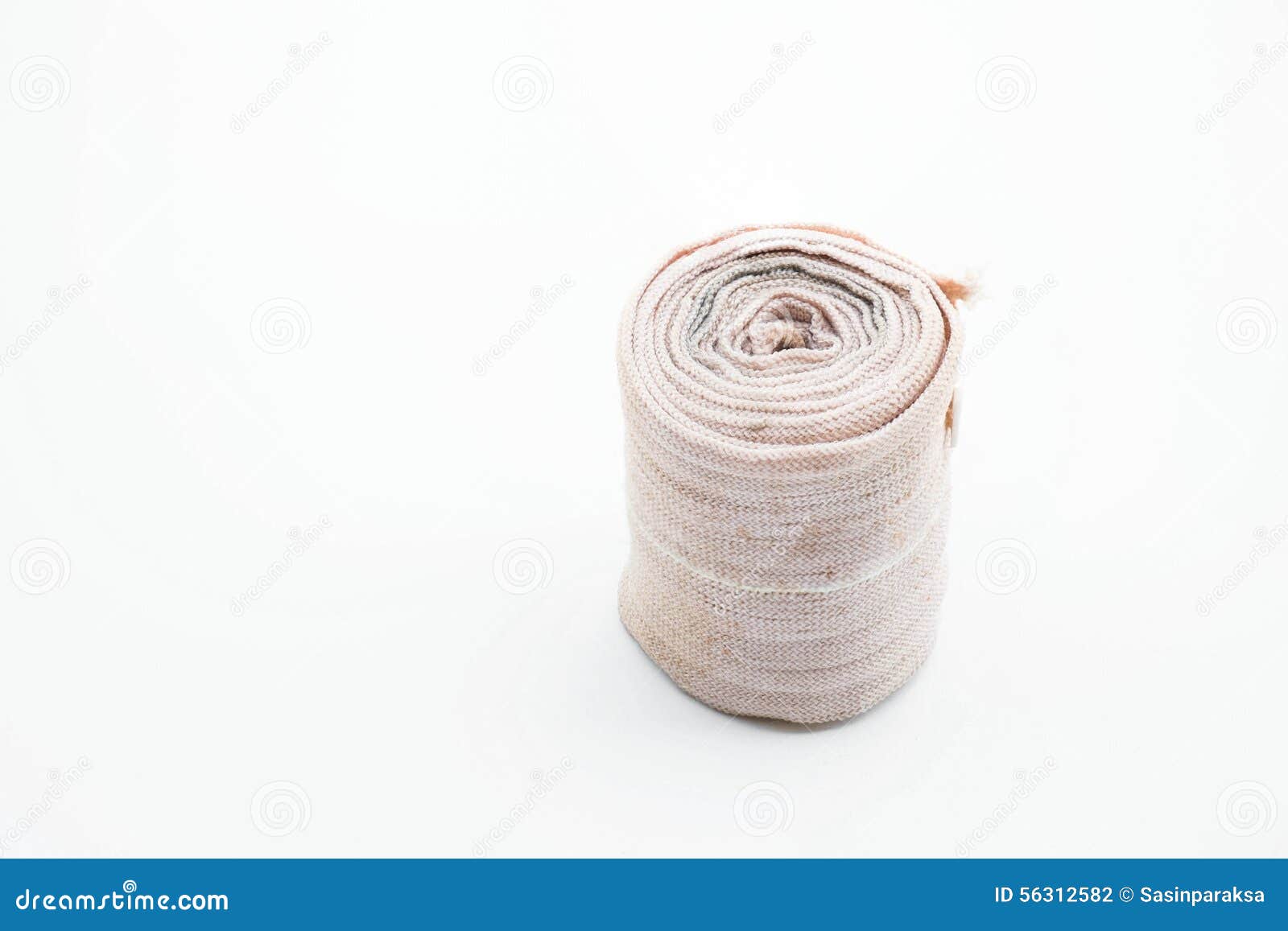 Old Used Bandage Roll on White Background Stock Photo - Image of ...